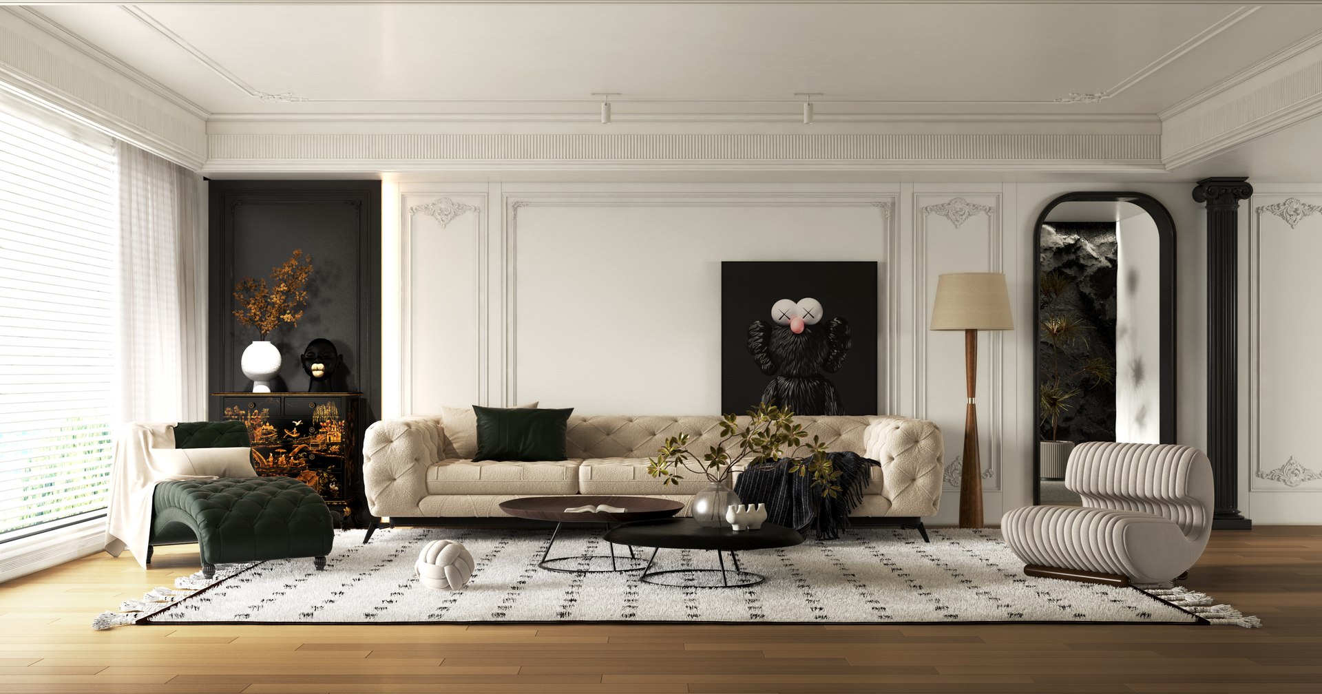 modelo 3d drawing room - TurboSquid 1963425