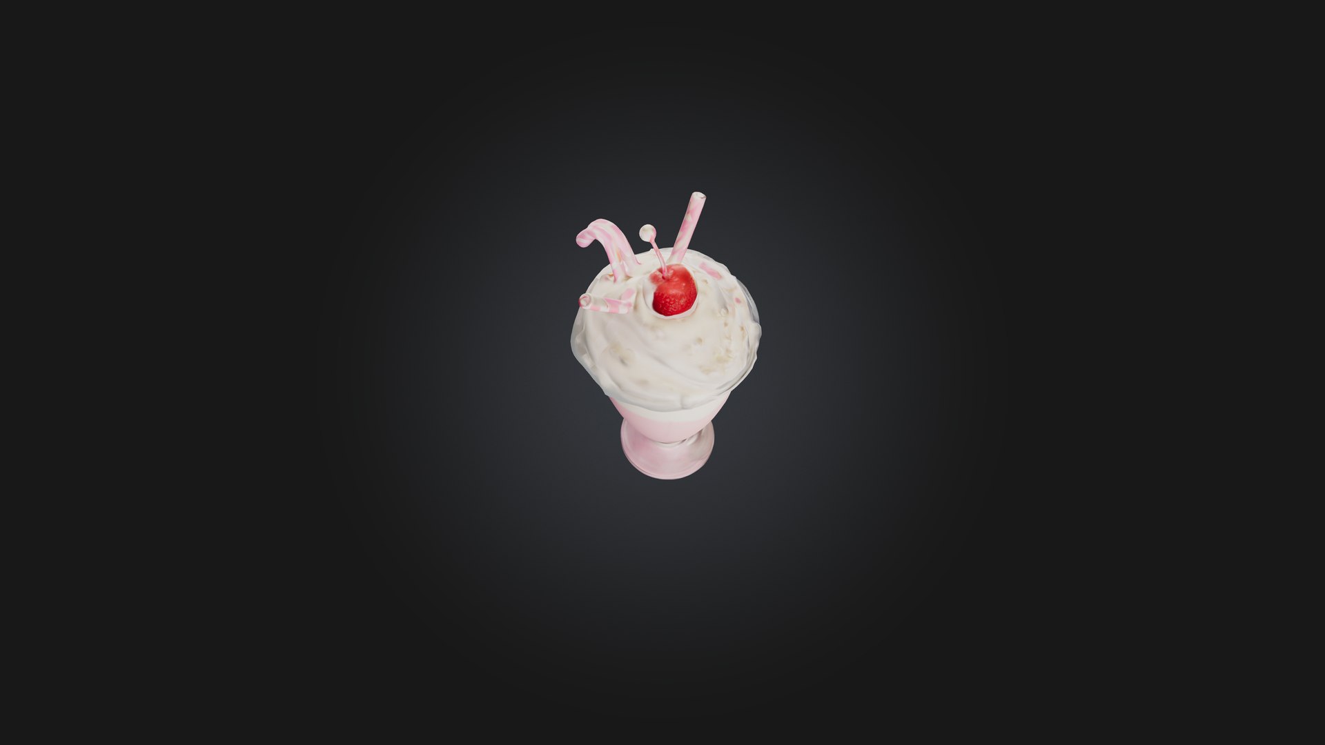 Cartoon Milkshake 3D Model - TurboSquid 2291906