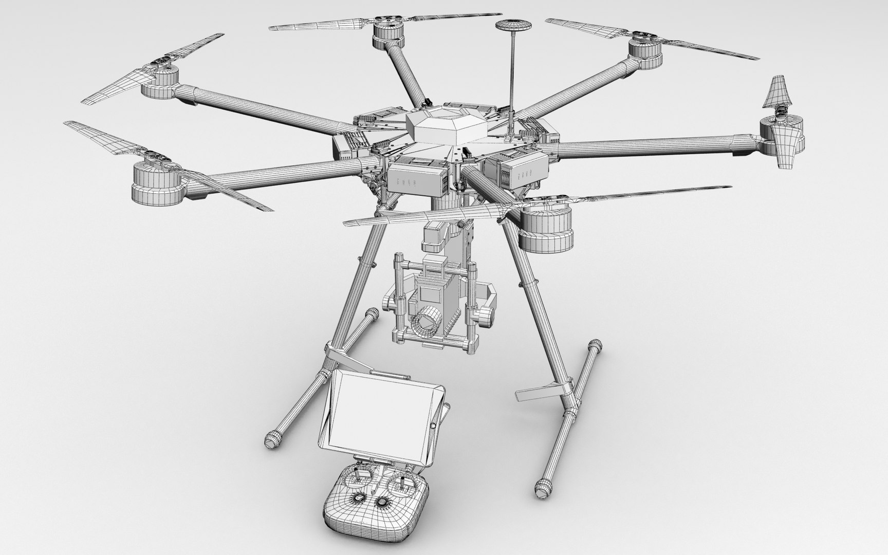 M600 Drone Controller Model - TurboSquid 1511998