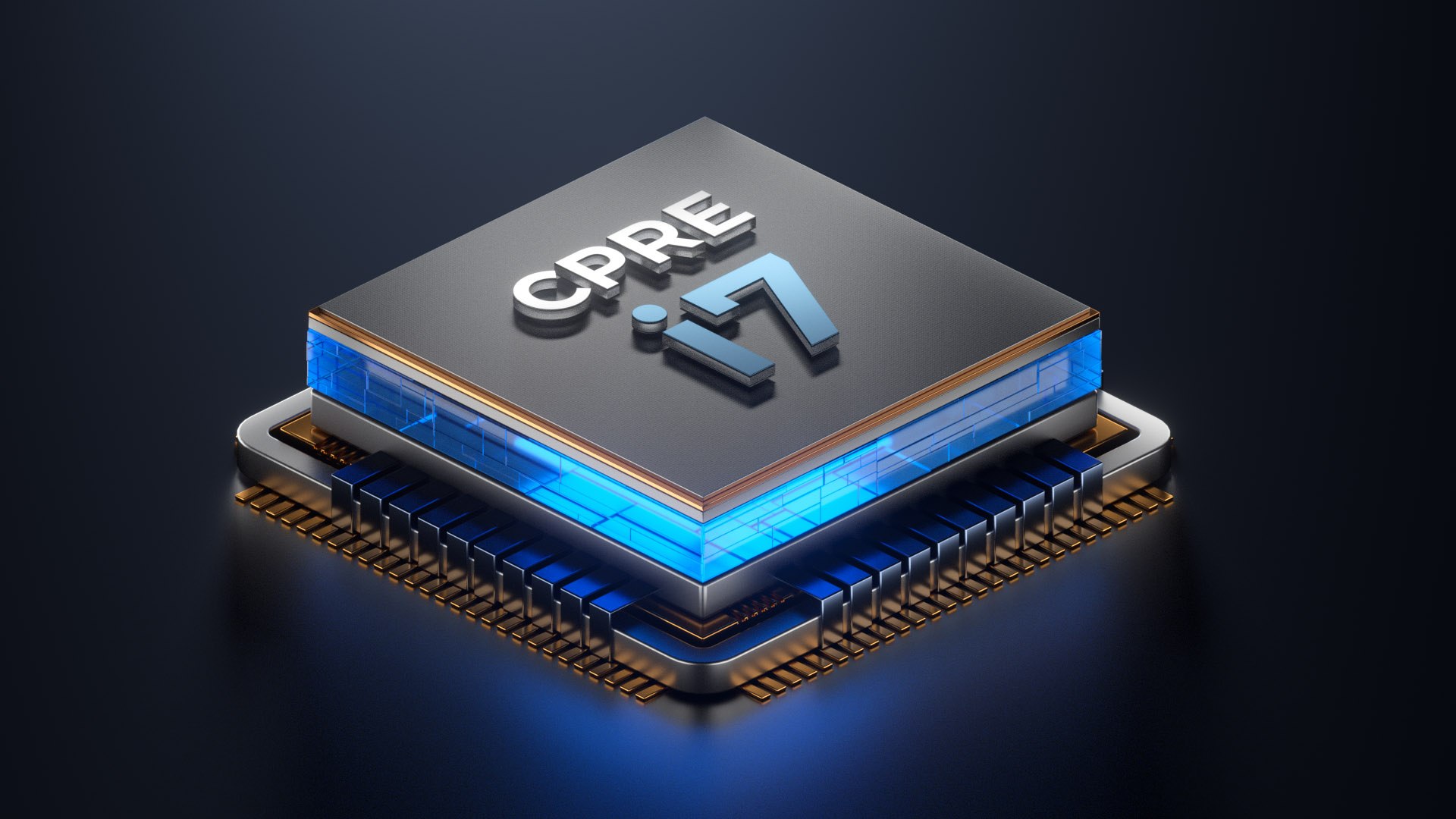 3D C4D Octane Vision Pro Chip Scene CPU I7 Chip Structure Cool Chip - TurboSquid 2191916