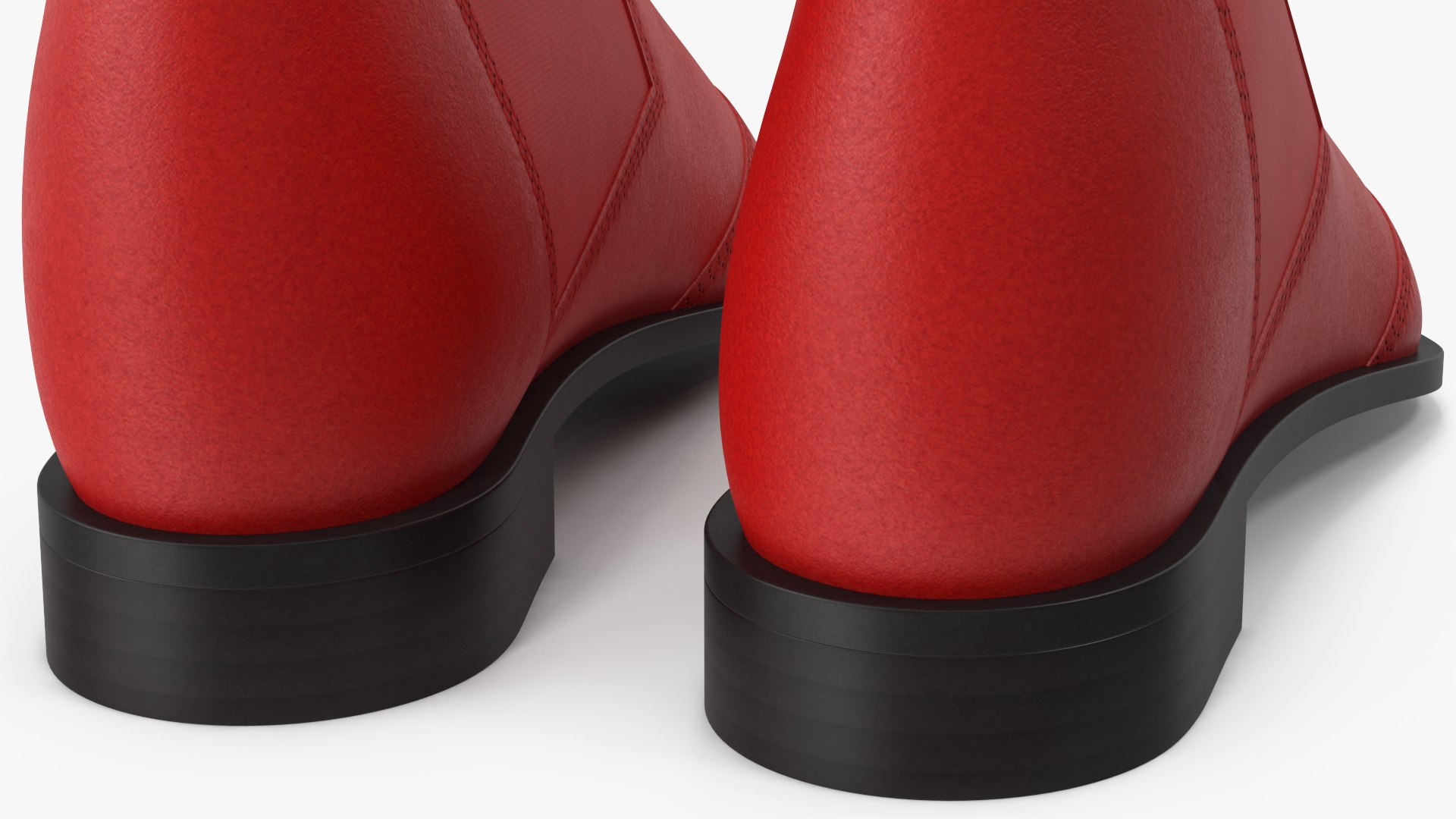 3D Leather Ankle Boots Model - TurboSquid 2089988