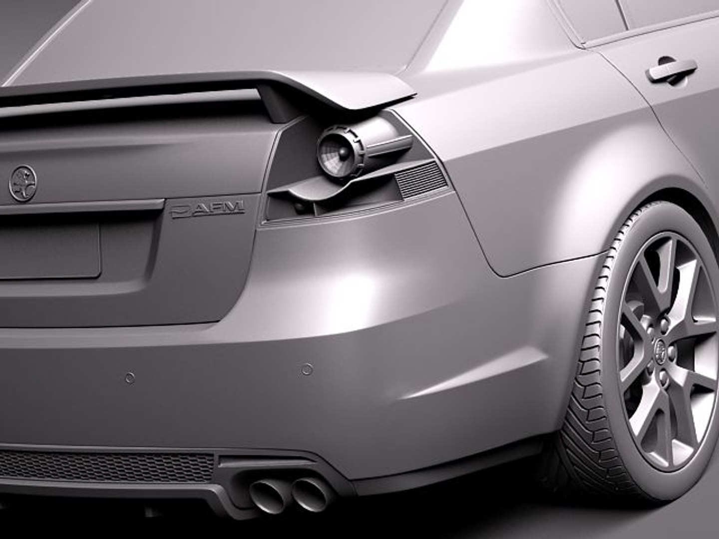 Holden Commodore Sedan Pontiac 3d Model