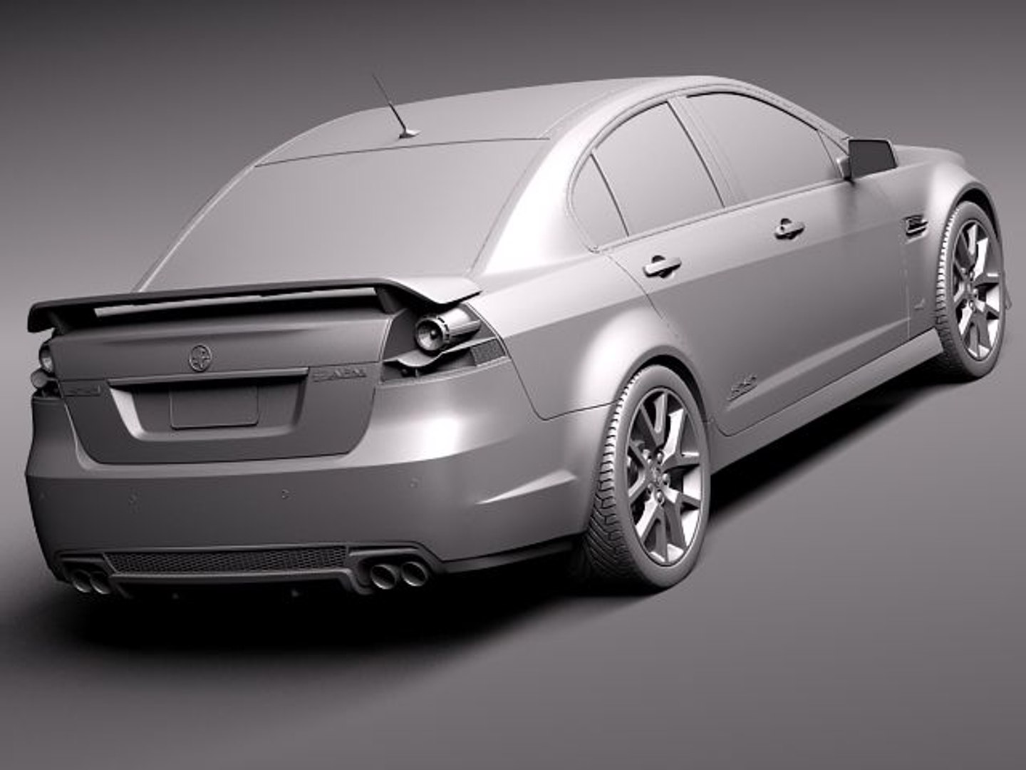 Holden Commodore Sedan Pontiac 3d Model