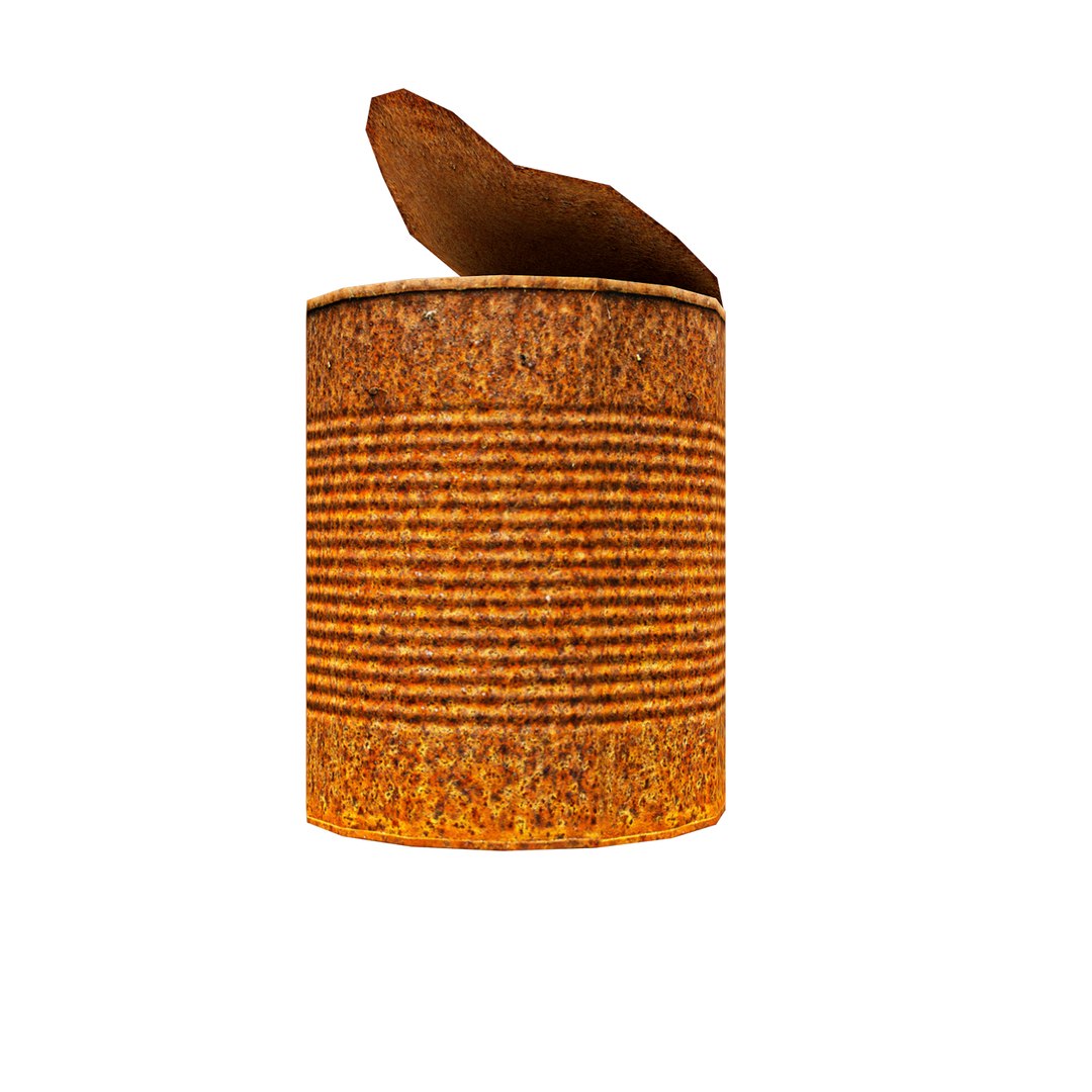 Old rusty tin 3D model - TurboSquid 1551347