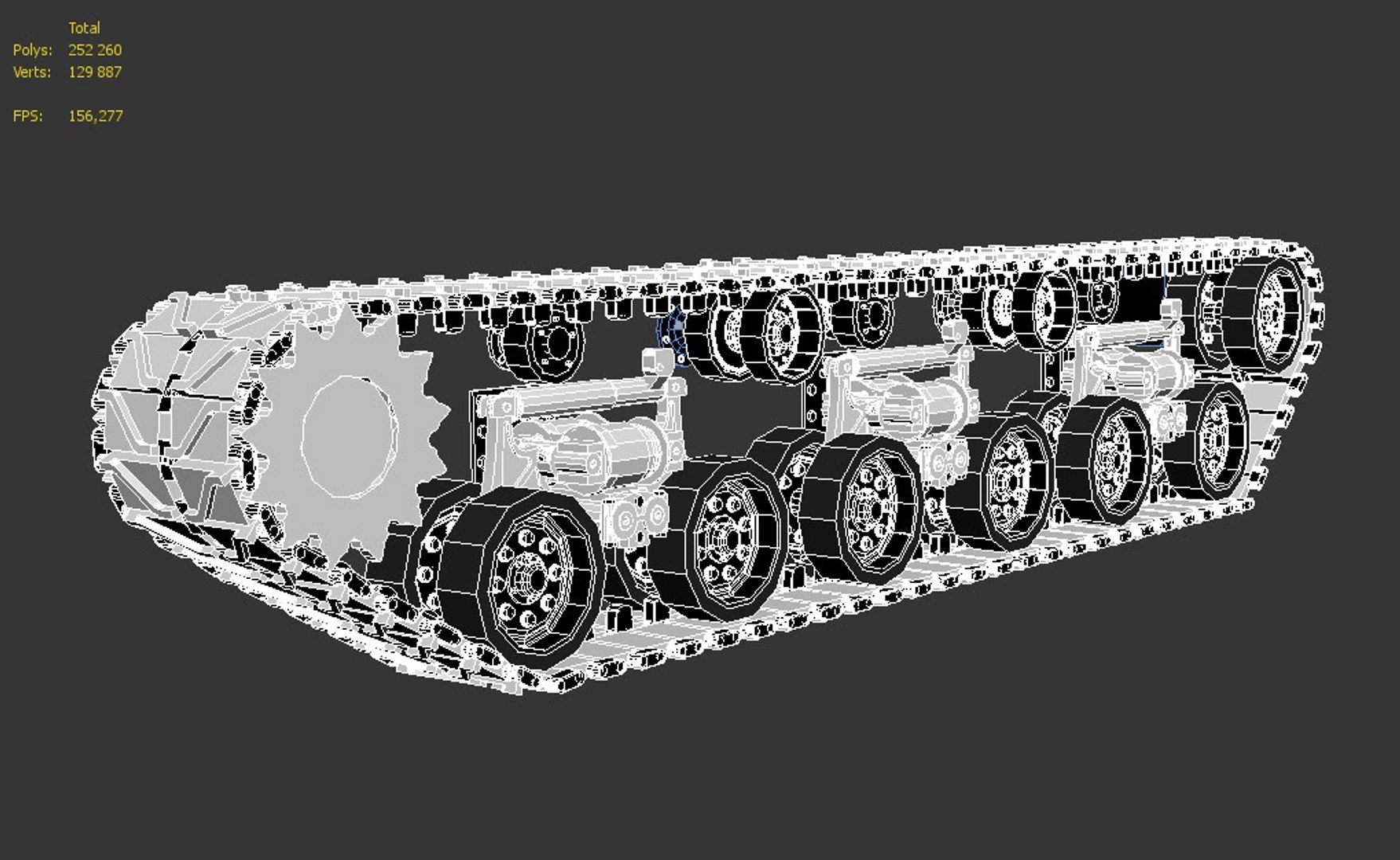 Tank Tracks 3D Model - TurboSquid 1579587