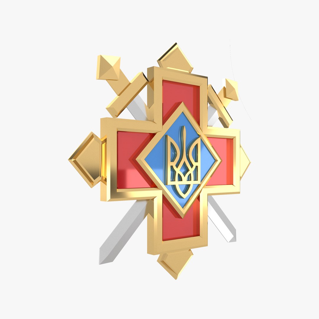 3D Ukrainian Battle Cross - TurboSquid 2060174