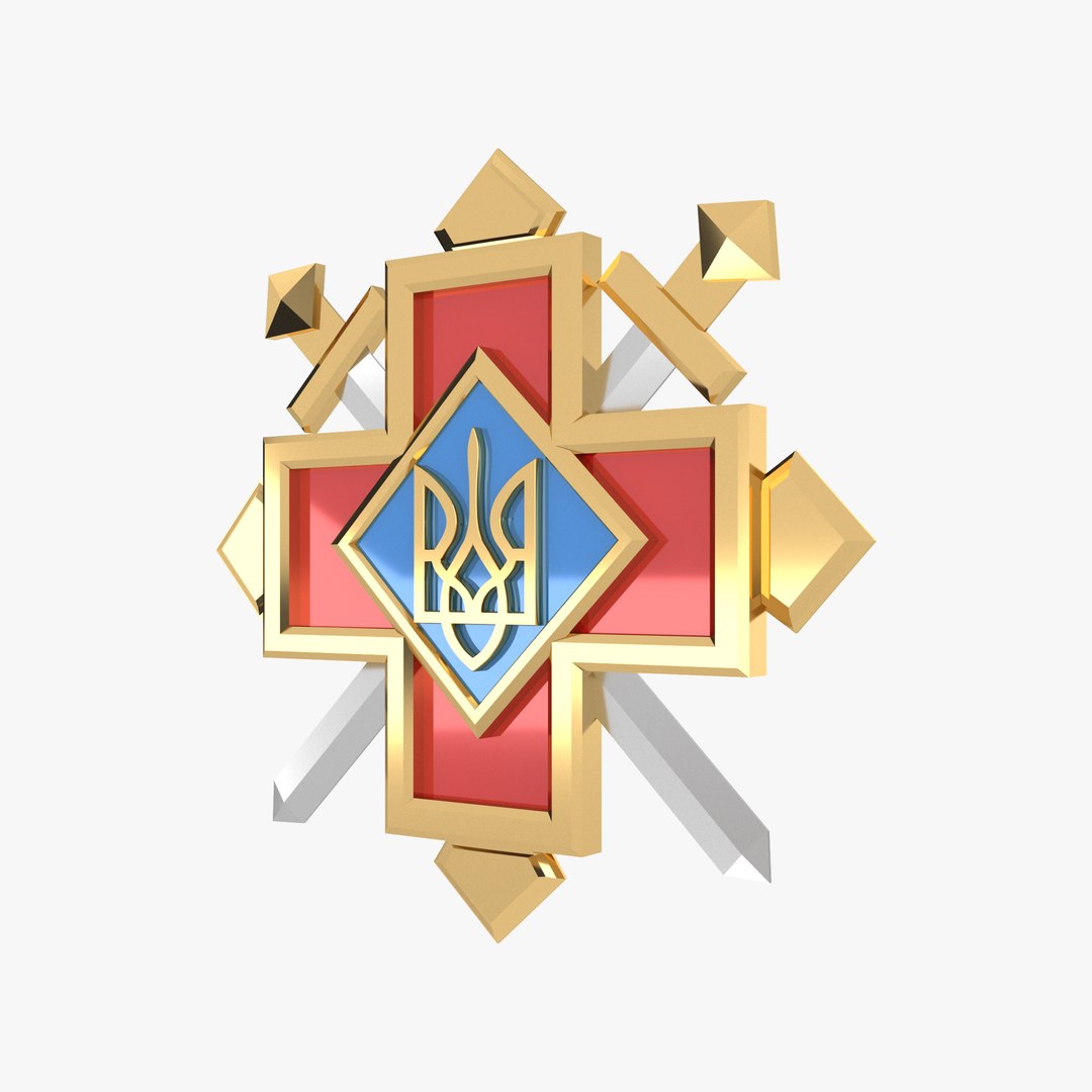 3D Ukrainian Battle Cross - TurboSquid 2060174