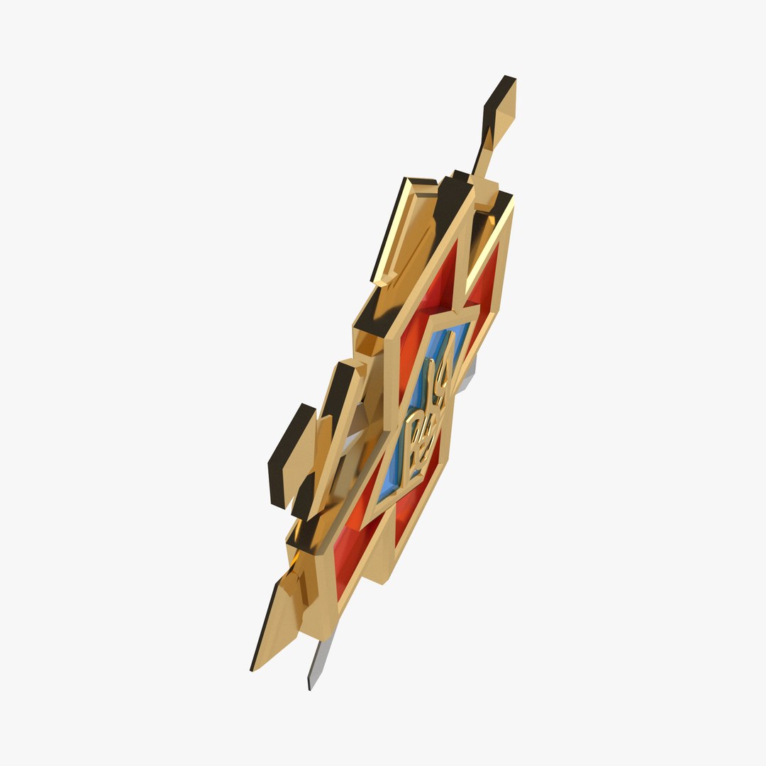 3D Ukrainian Battle Cross - TurboSquid 2060174