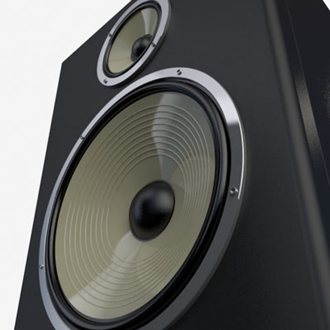 3d model speakers home