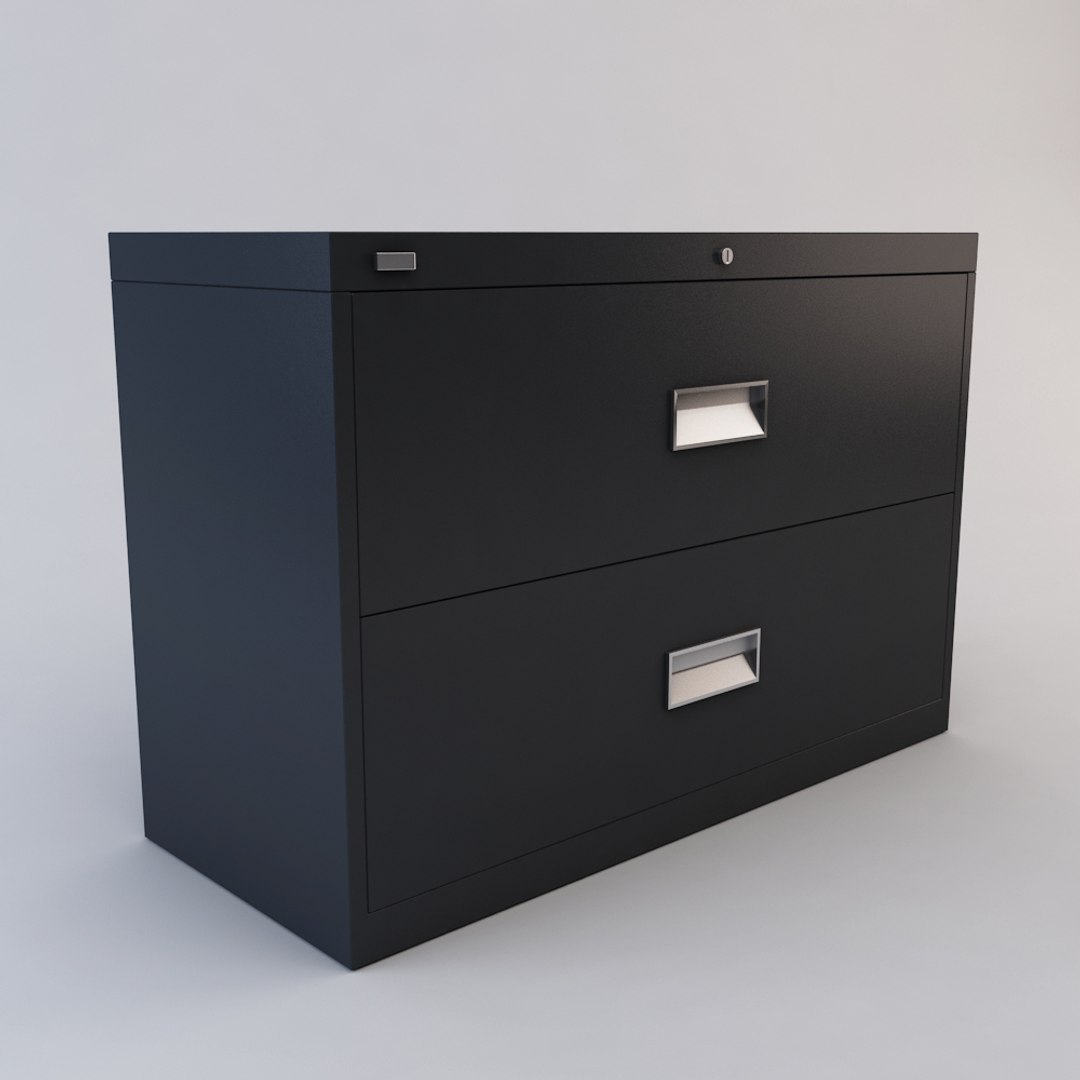 3d Drawer File Cabinet Model