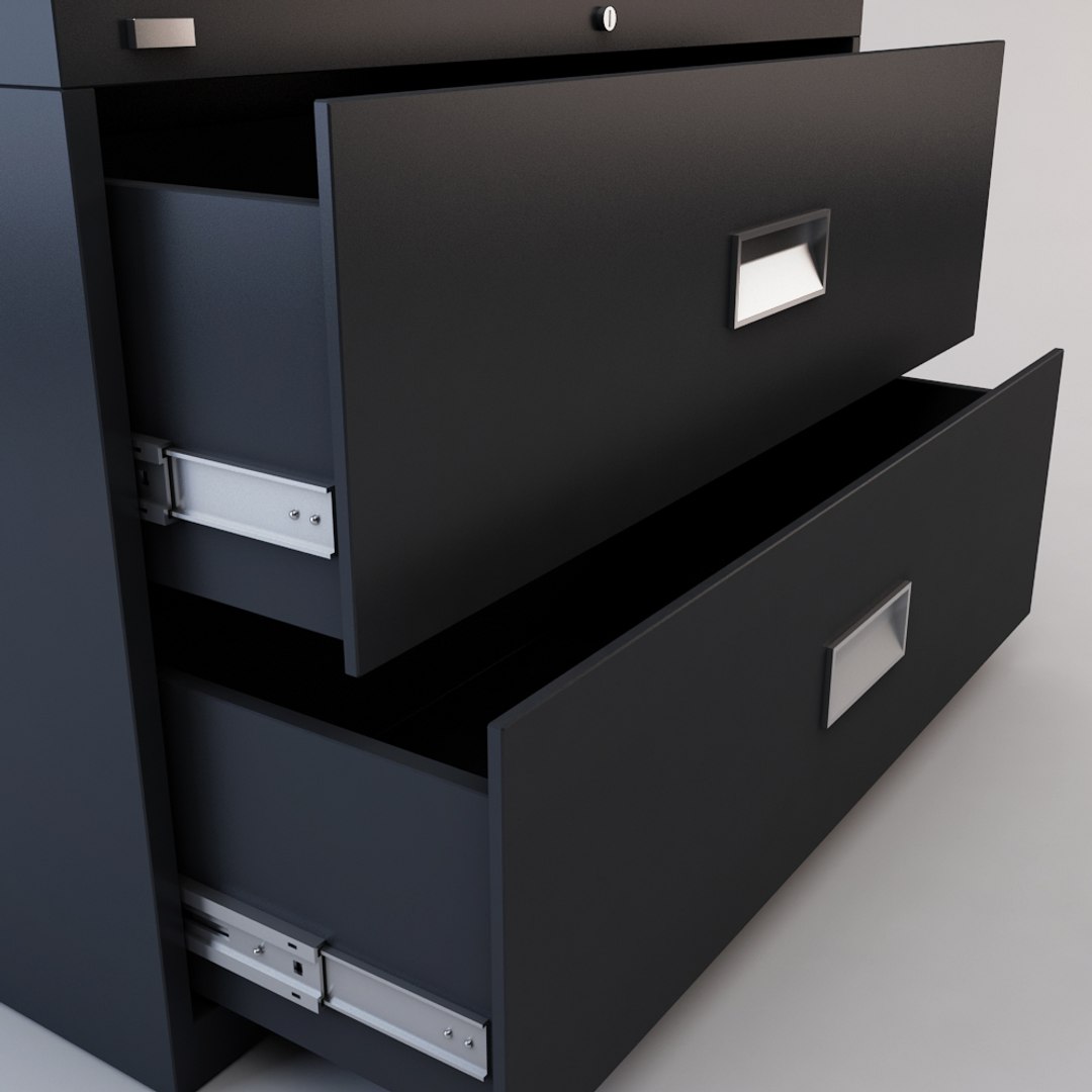 3d Drawer File Cabinet Model