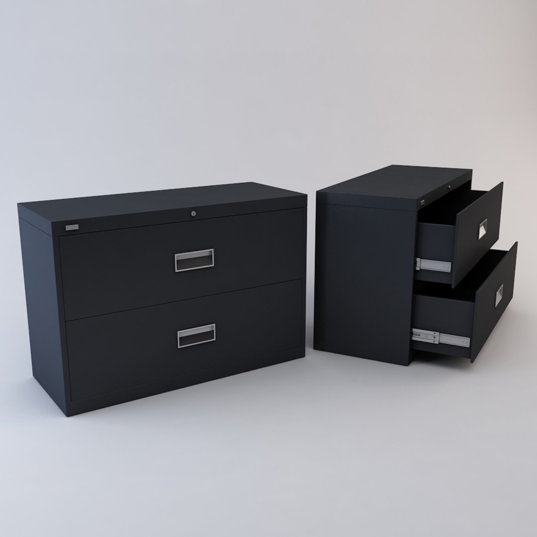 3d Drawer File Cabinet Model