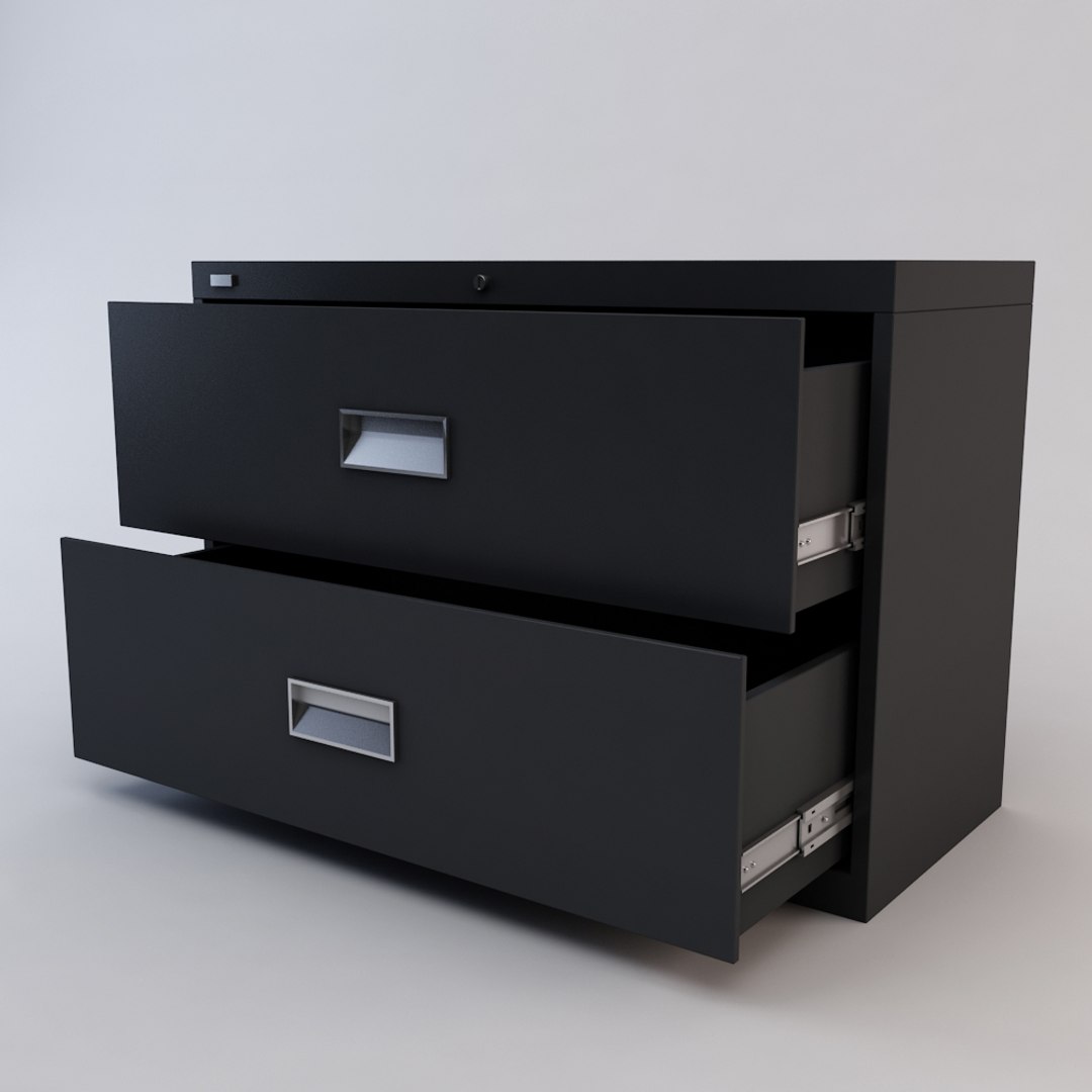 3d Drawer File Cabinet Model