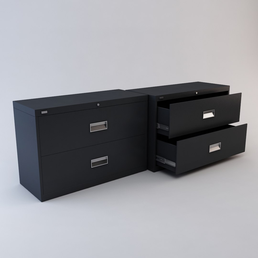 3d Drawer File Cabinet Model