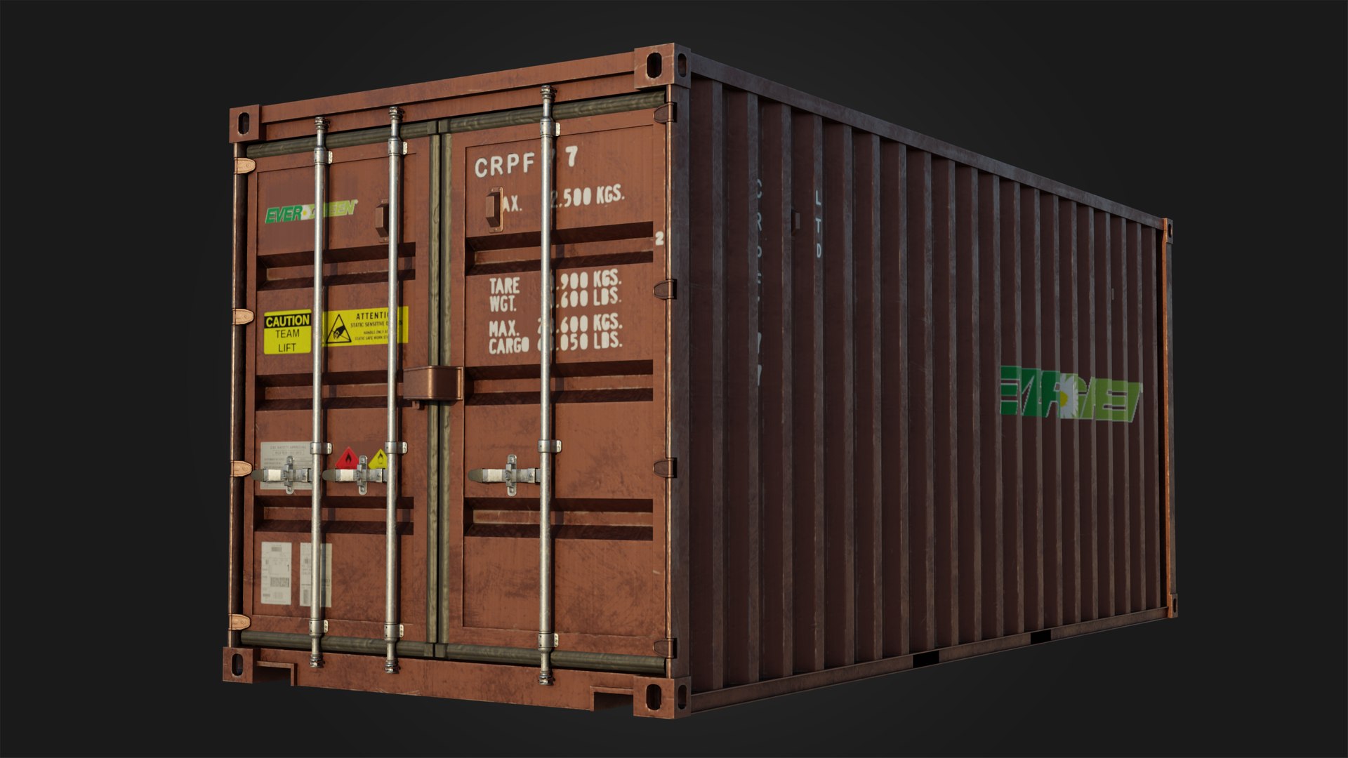 3D Model Shipping Containers - Combo - TurboSquid 1783616