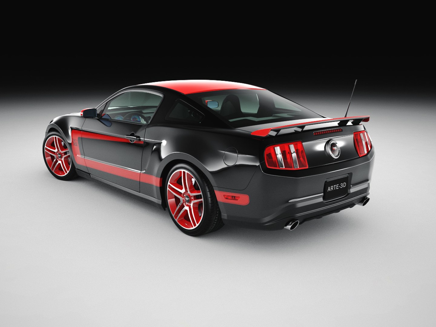 3d 2012 Mustang Boss 302 Model