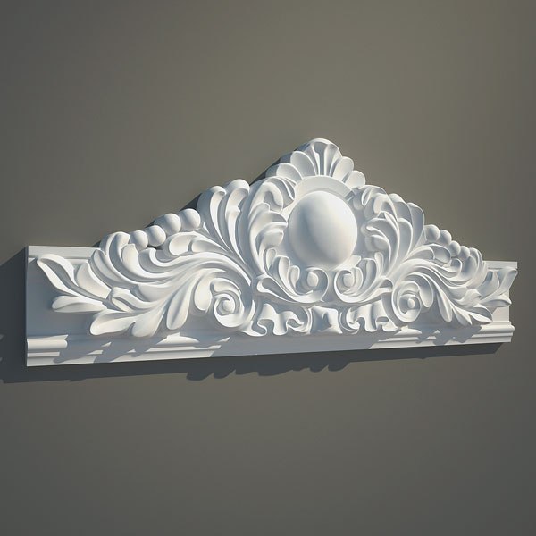 classical cornice 3d 3ds