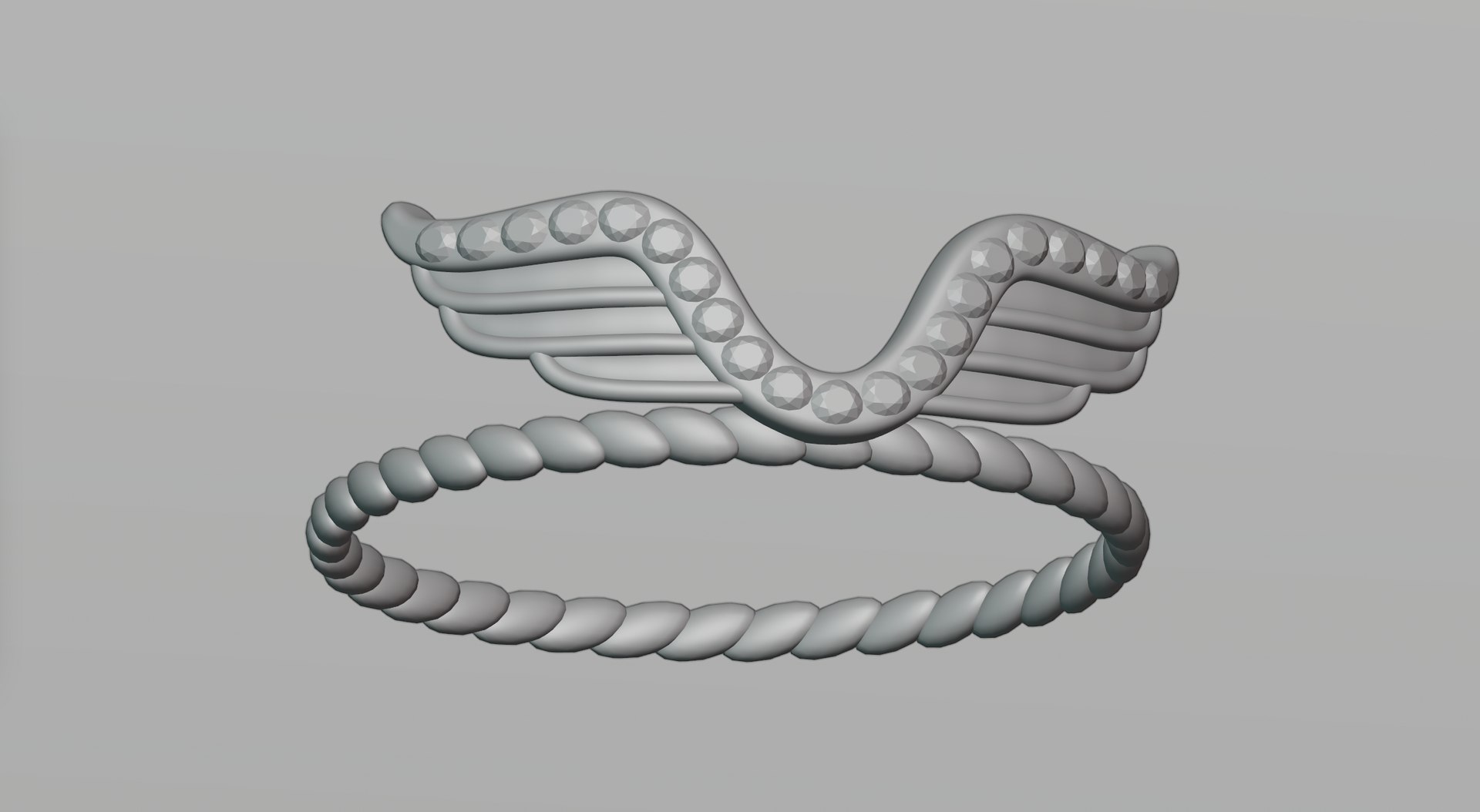 3D Wings ring model - TurboSquid 1811310