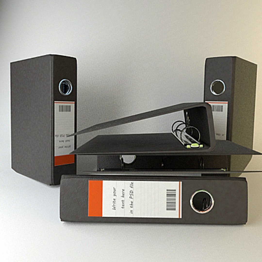Binder File 3d Model