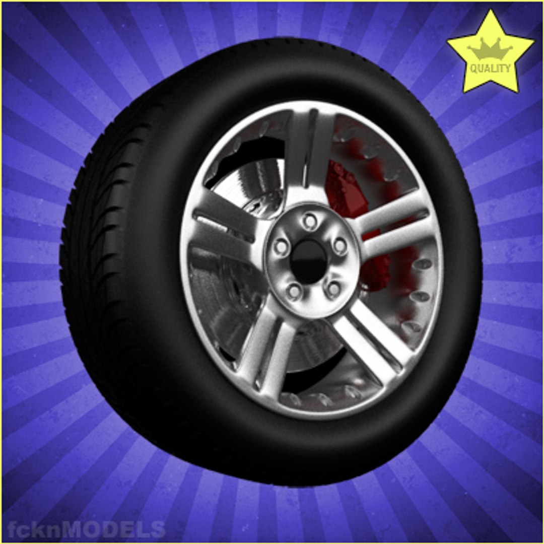 car wheel 3d model