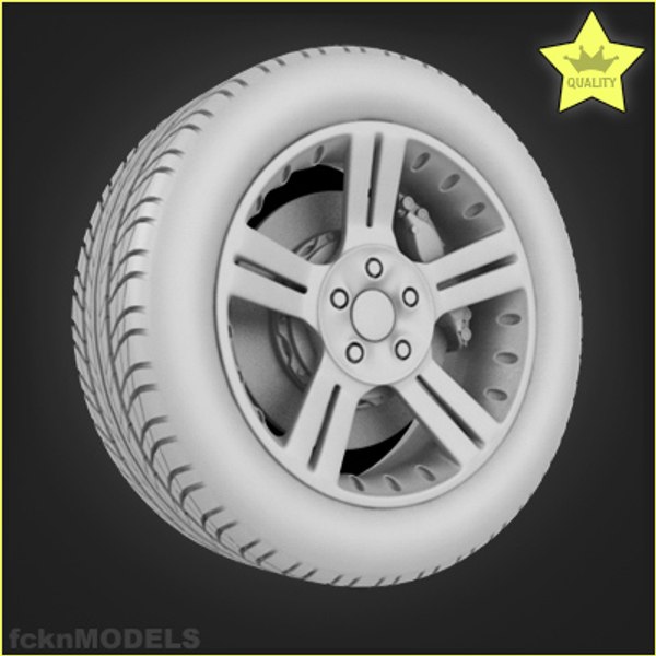 car wheel 3d model