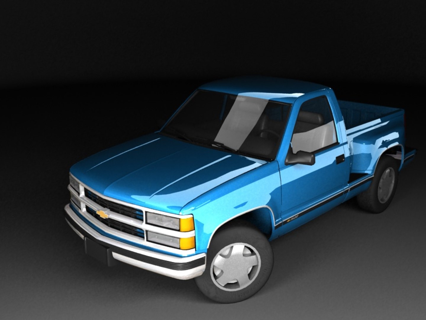 Chevrolet C K Pickup 3D Model - TurboSquid 1182820
