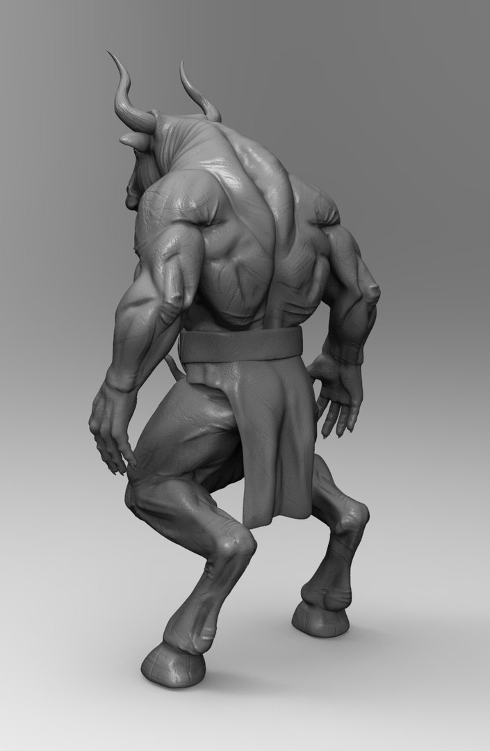Minotaur 3D Model - TurboSquid 1382042