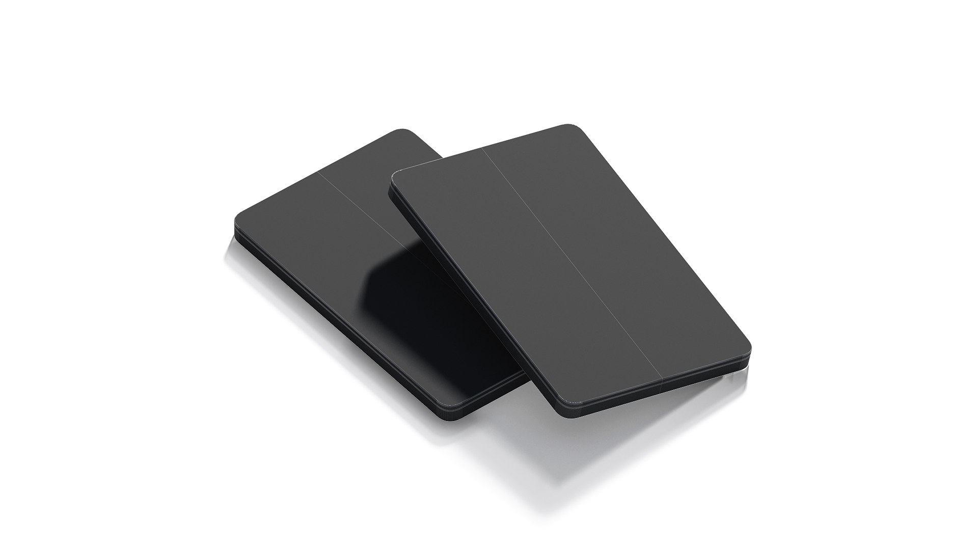 Transparent Trading Card Stack - 2 Plastic Collectible Graded Case 3D ...