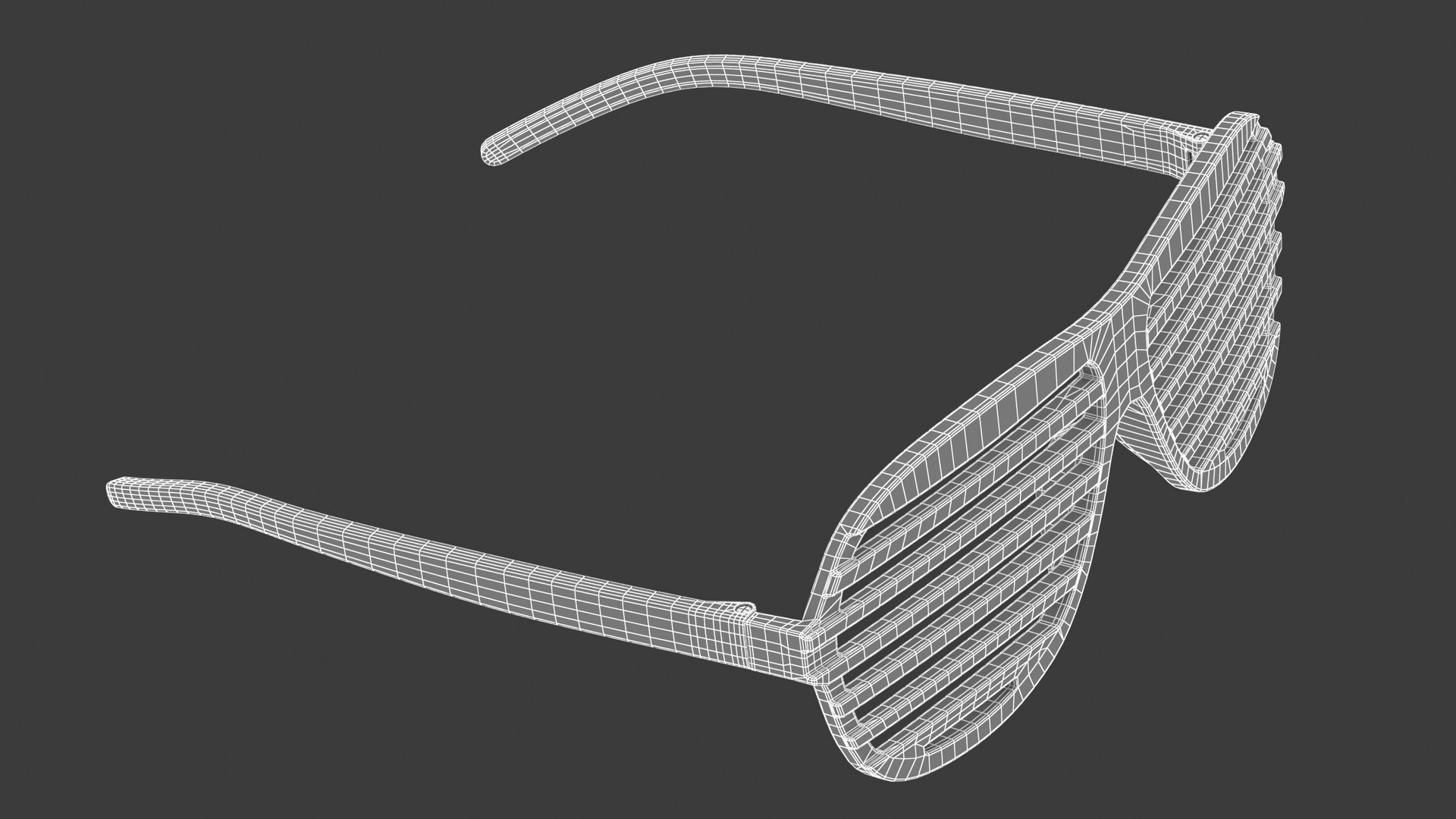 3d Model Glasses Shutter Turbosquid 1626333