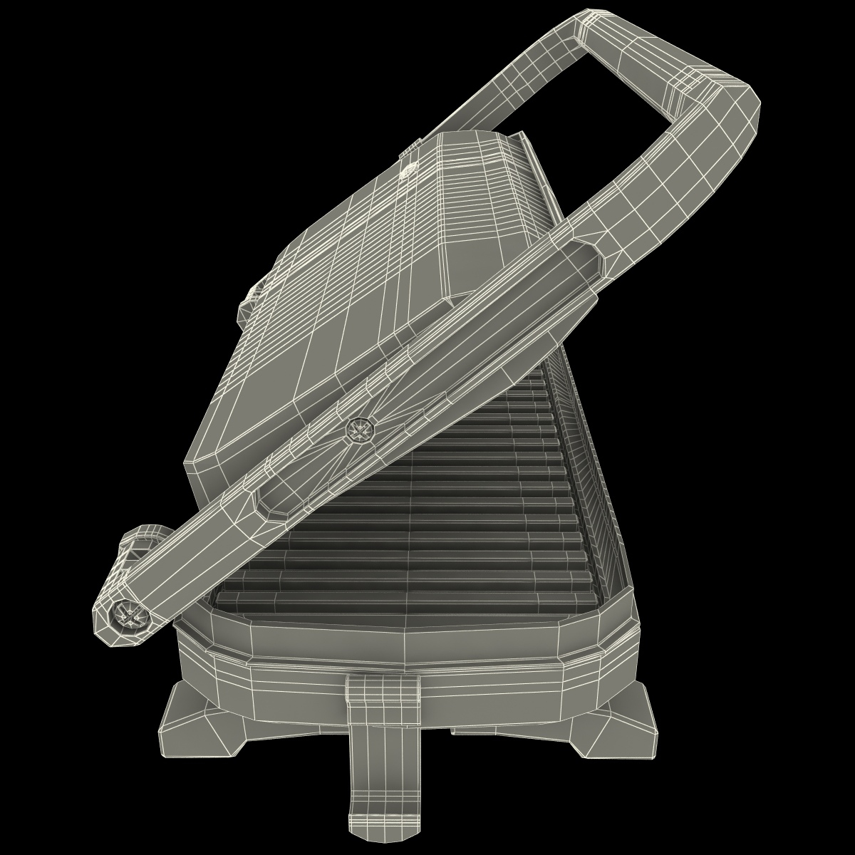 3dsmax panini press sandwich