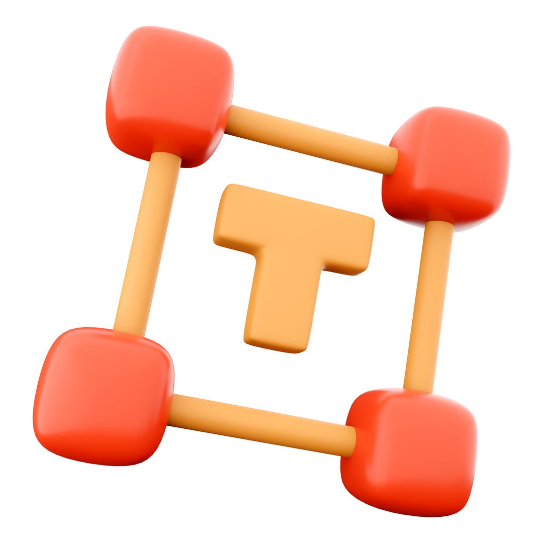 3D Model 3d Add Font Outline Icon - TurboSquid 2075326