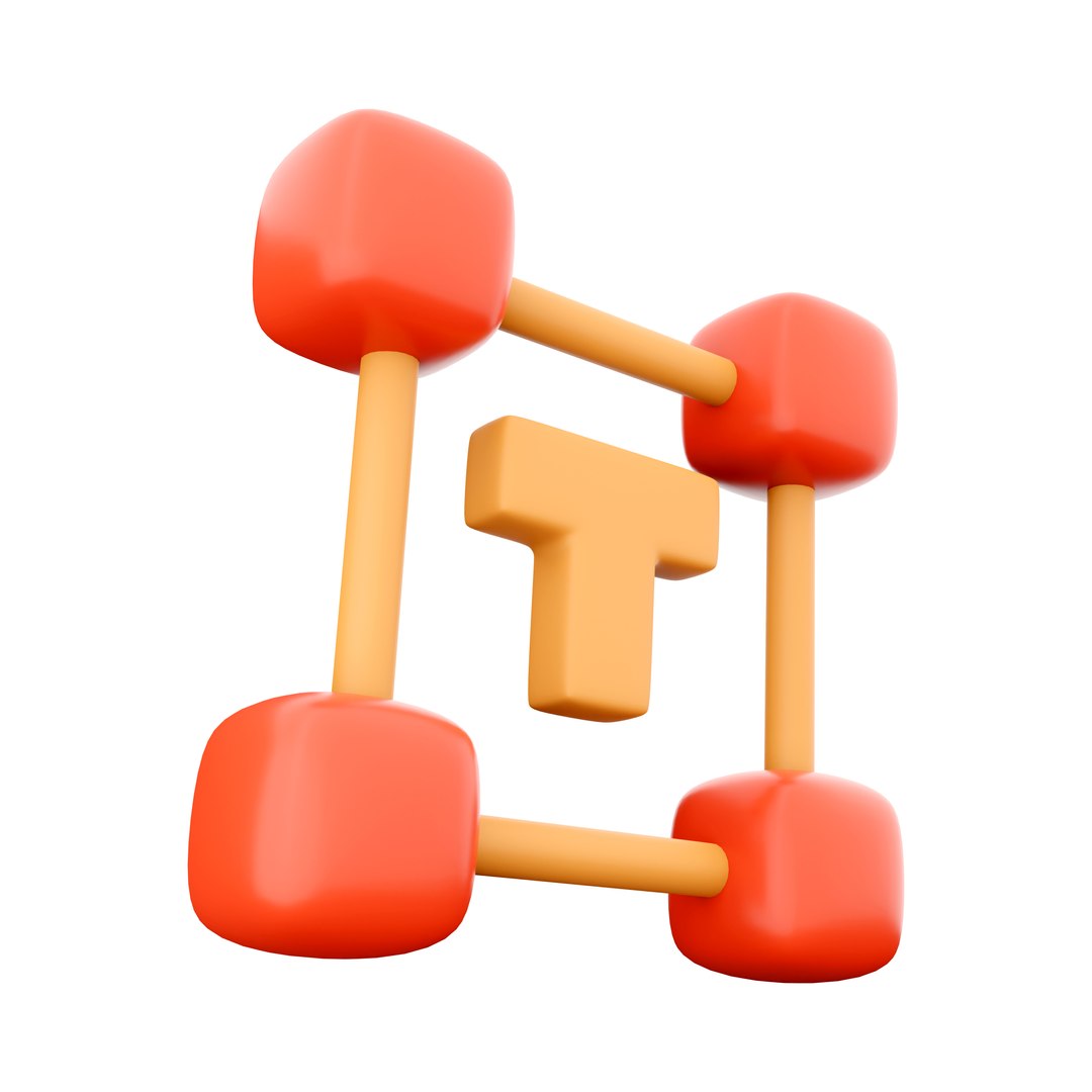 3D Model 3d Add Font Outline Icon - TurboSquid 2075326