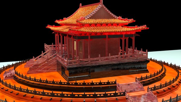 Chinese ancient palace model - TurboSquid 1710262