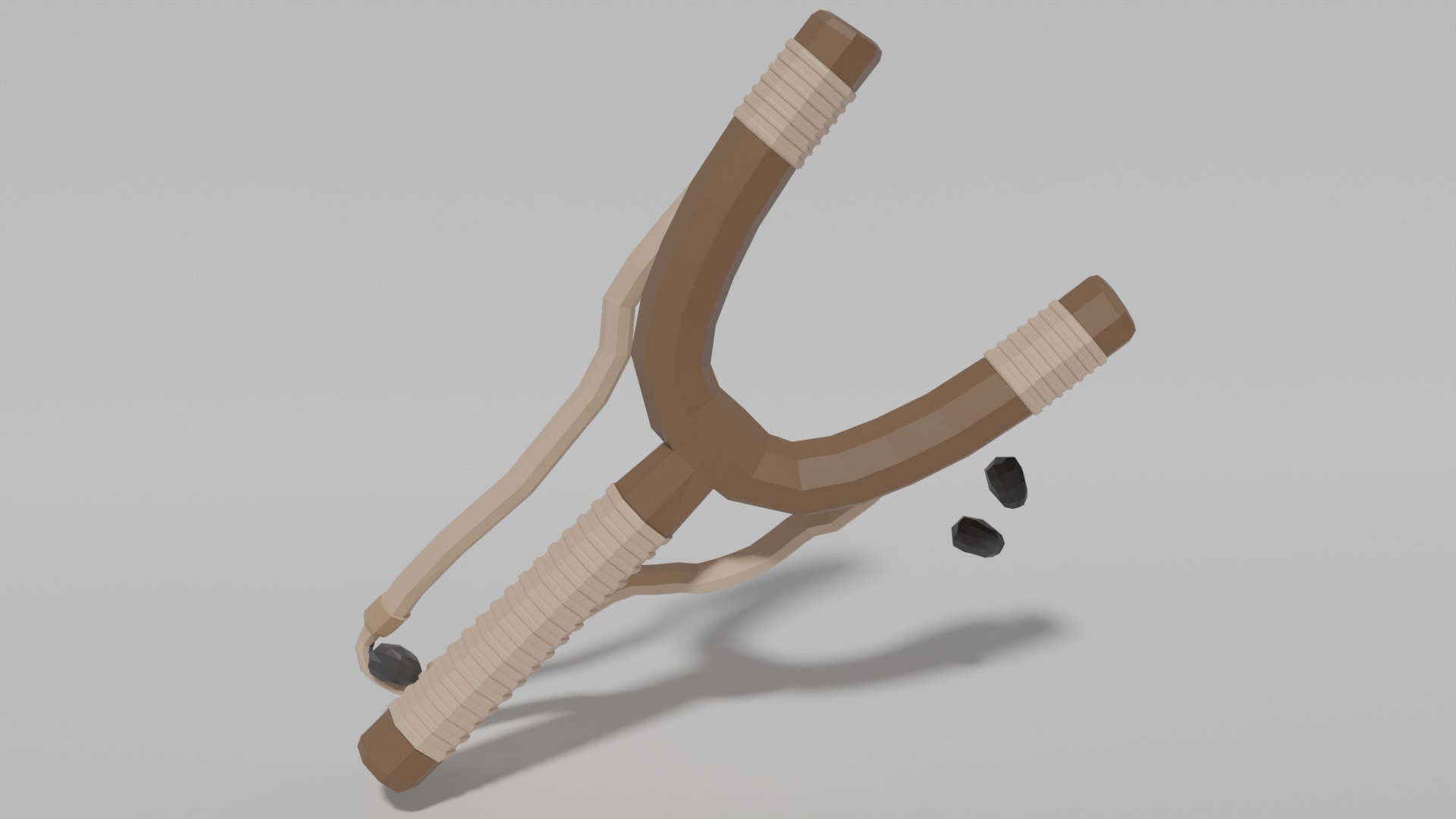 Free 3D Model Low Poly Slingshot - TurboSquid 2417253