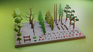 3D tree toys - TurboSquid 1627037