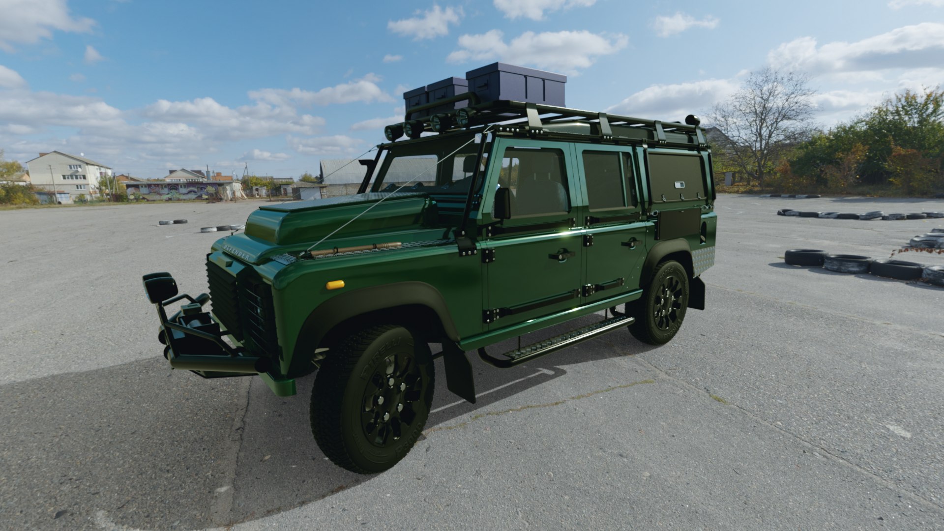 3D Model Land Rover Defender 110 - TurboSquid 1692612