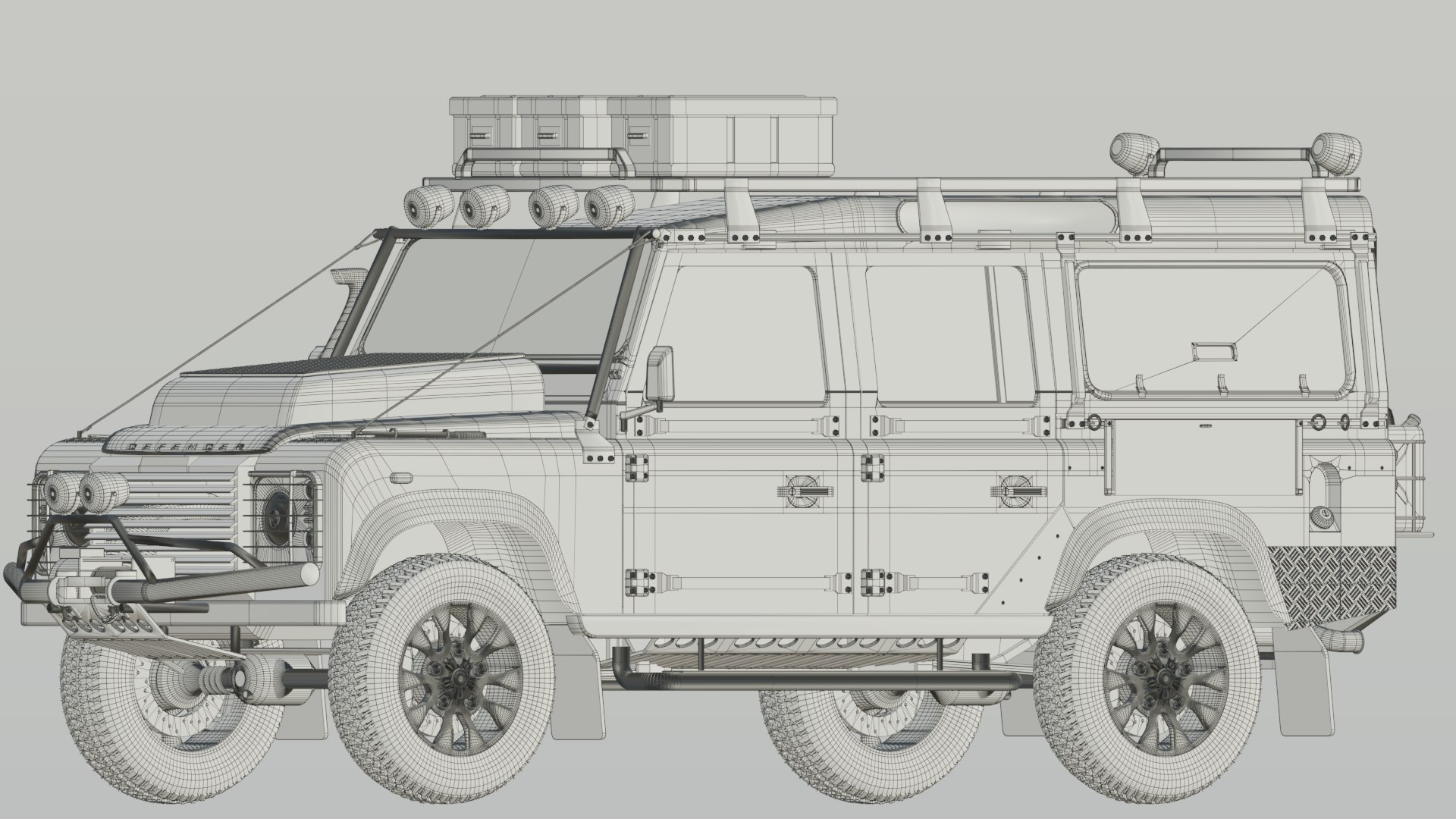 3D Model Land Rover Defender 110 - TurboSquid 1692612