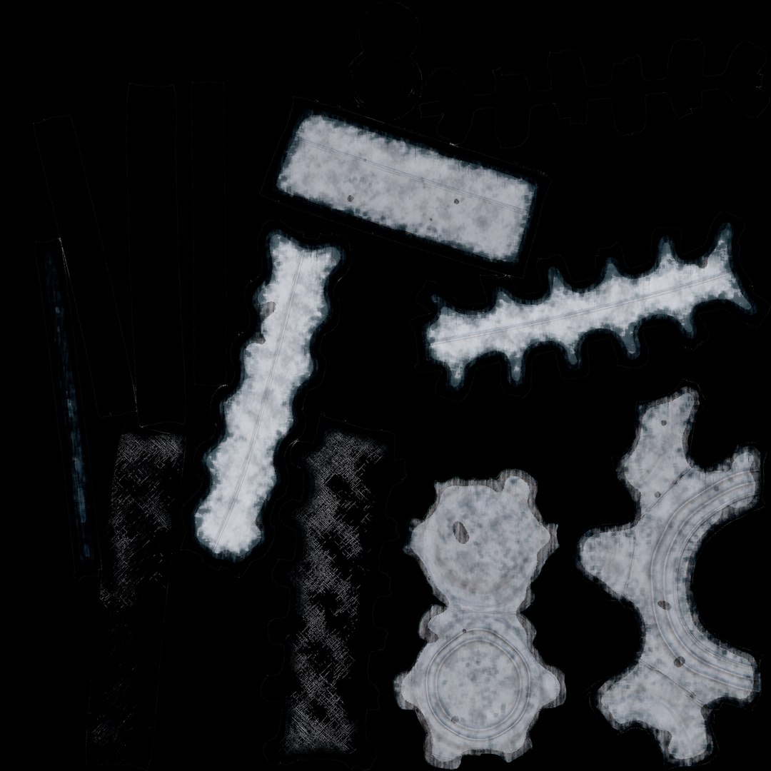 Metallic Piston 3d Model