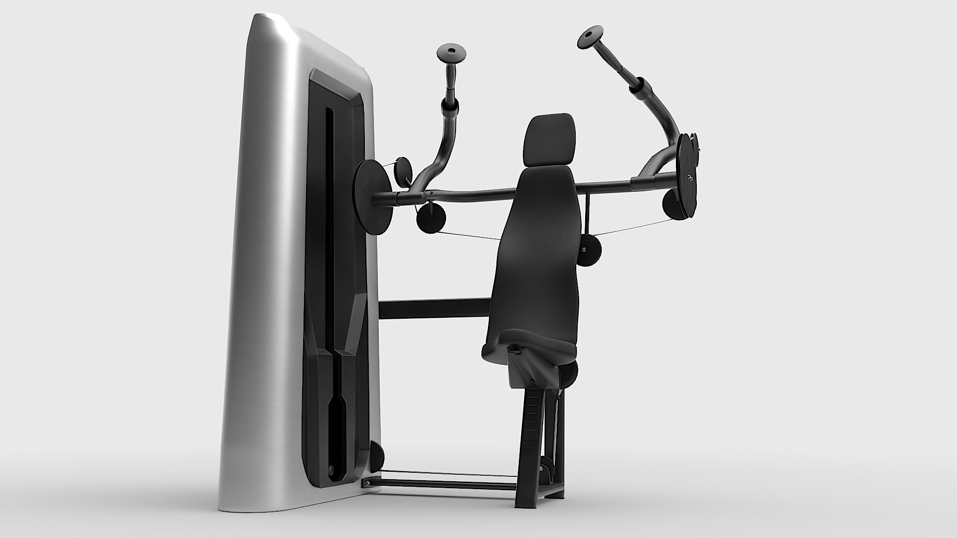Generic Arm Extension Gym Machine 3D Model - TurboSquid 2088435