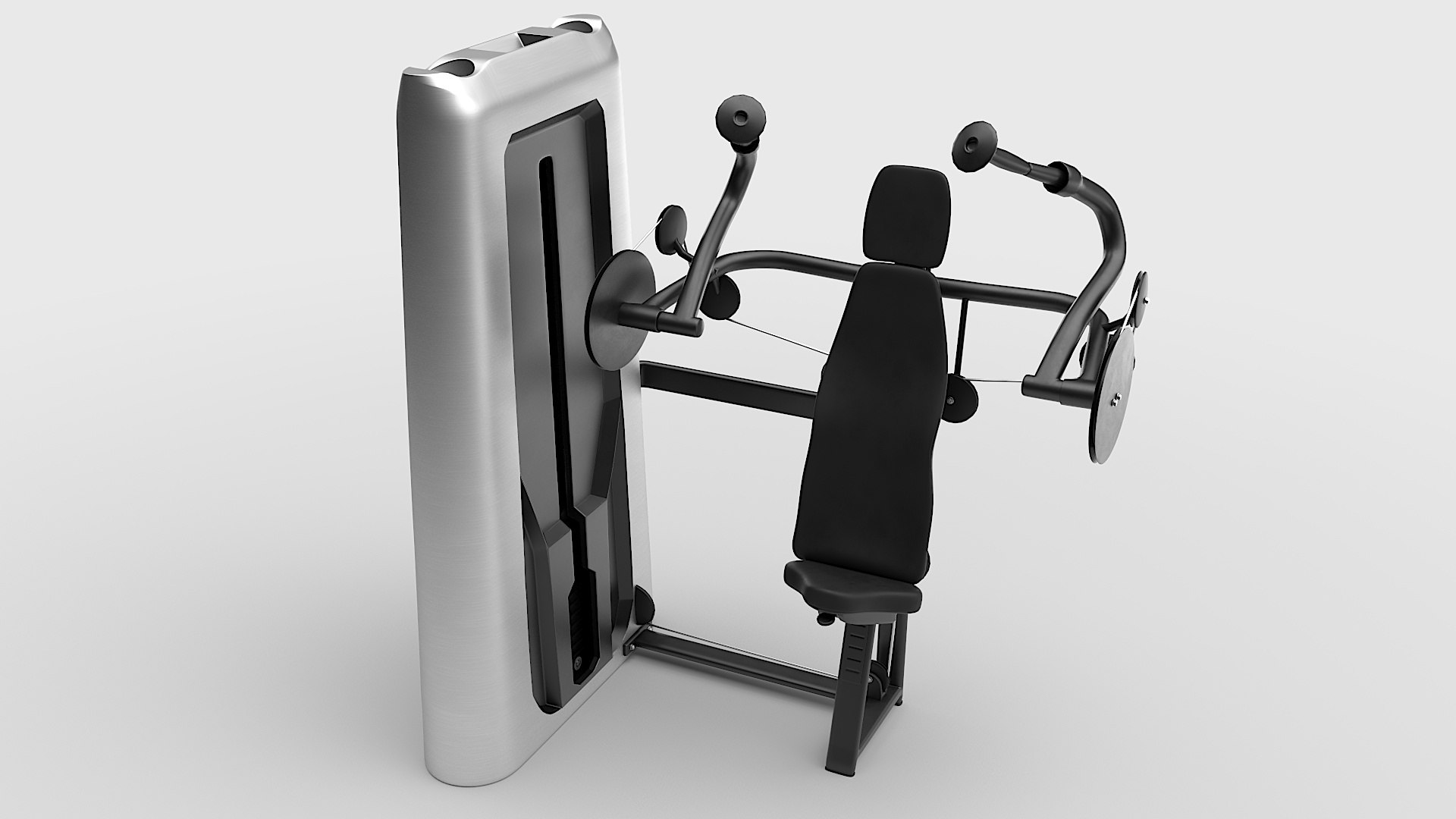 Generic Arm Extension Gym Machine 3D Model - TurboSquid 2088435