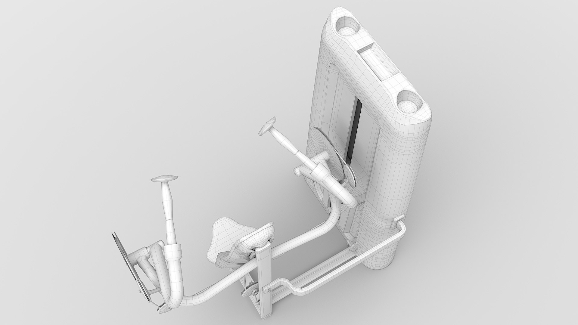 Generic Arm Extension Gym Machine 3D Model - TurboSquid 2088435