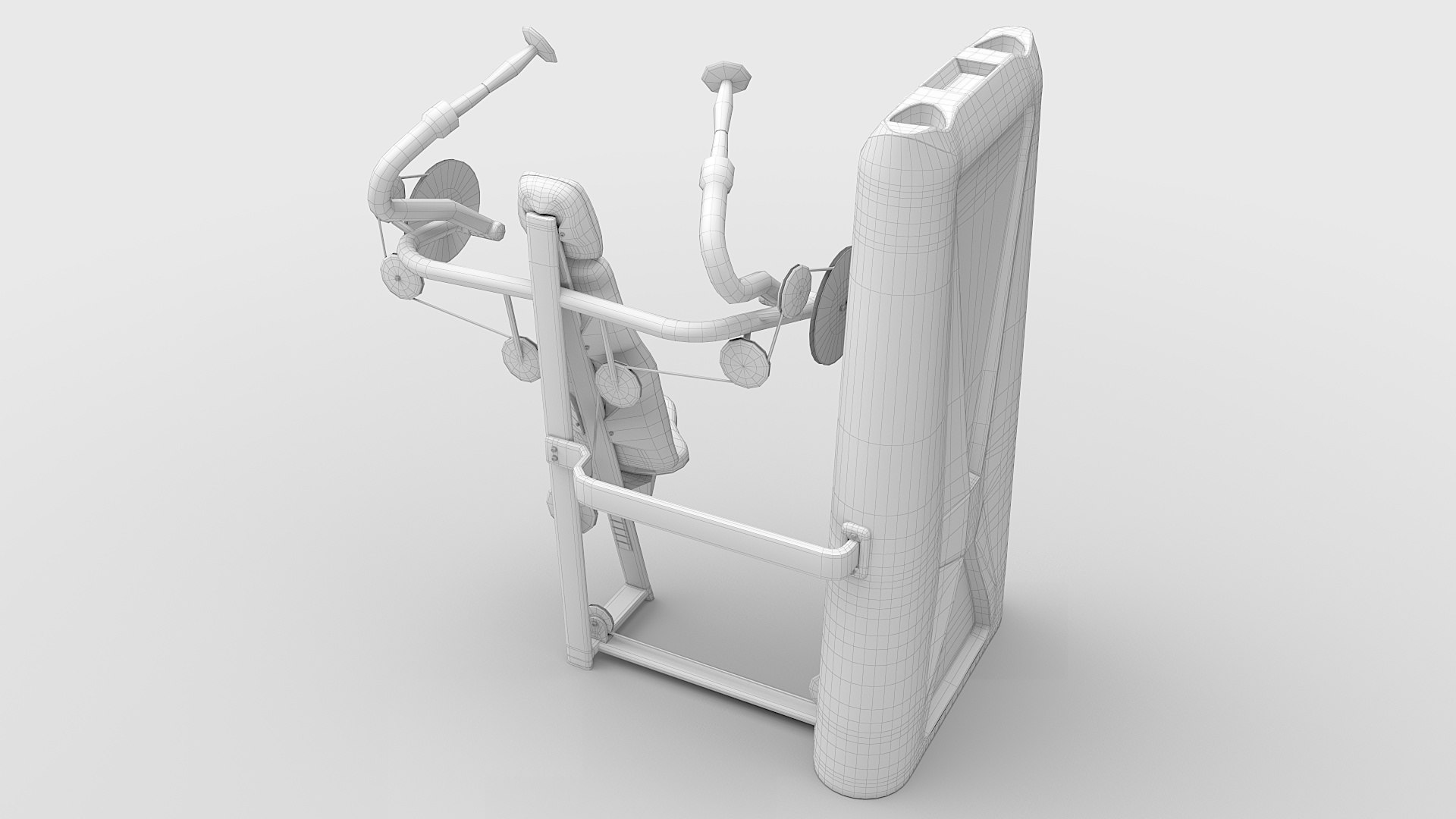 Generic Arm Extension Gym Machine 3D Model - TurboSquid 2088435
