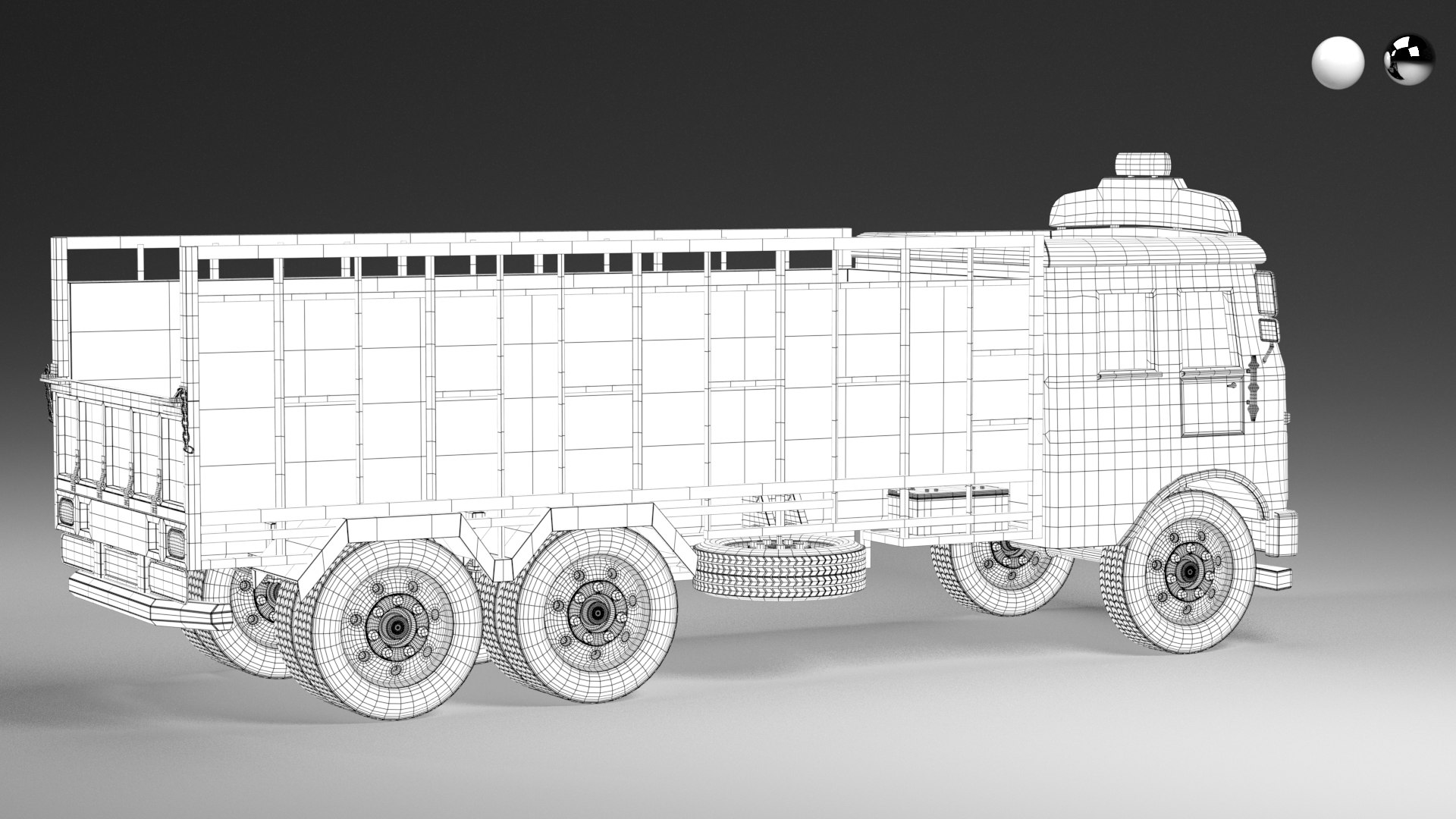 3D Indian Truck - TurboSquid 2156359