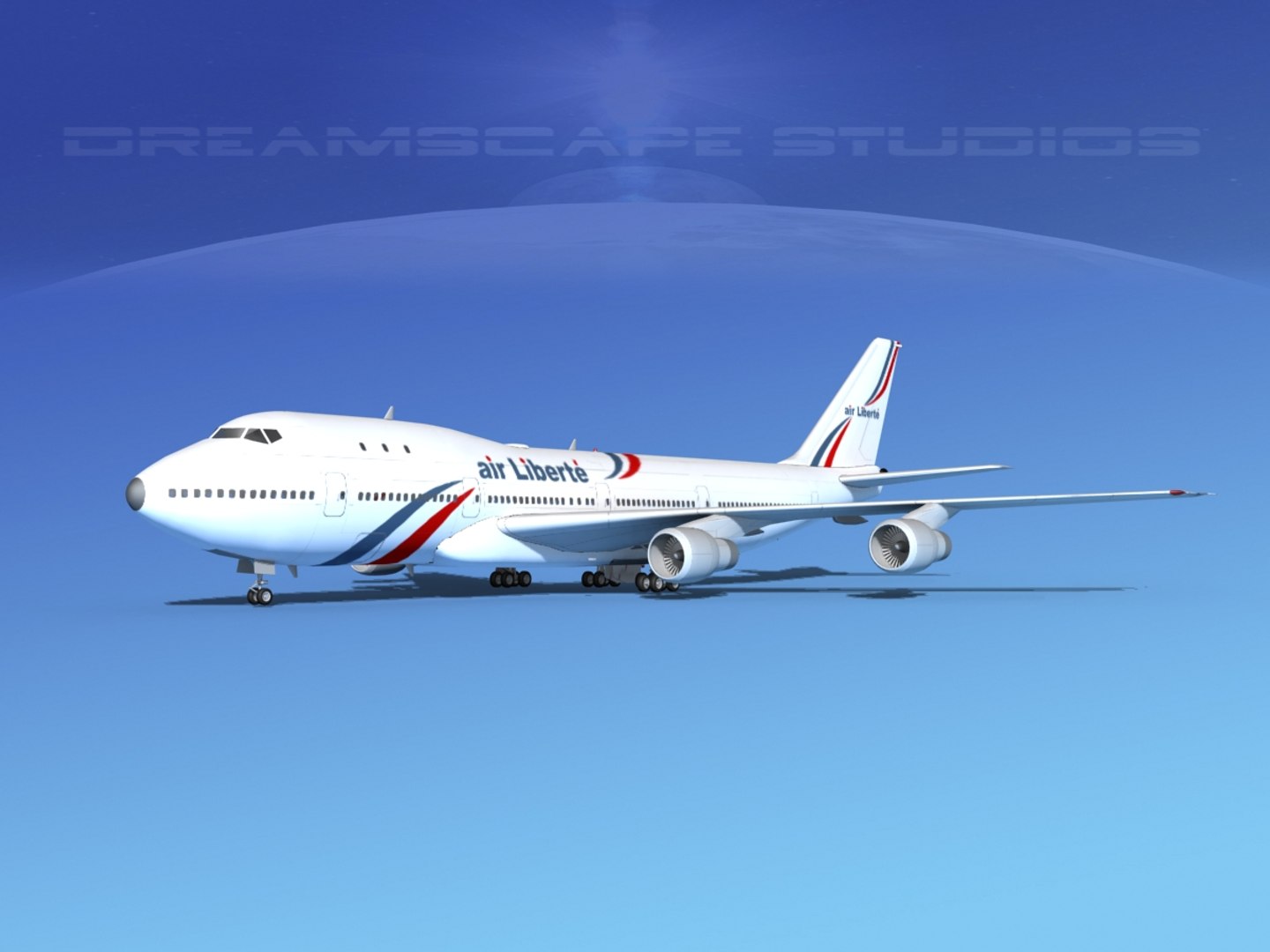 747-100 boeing 747 3d model