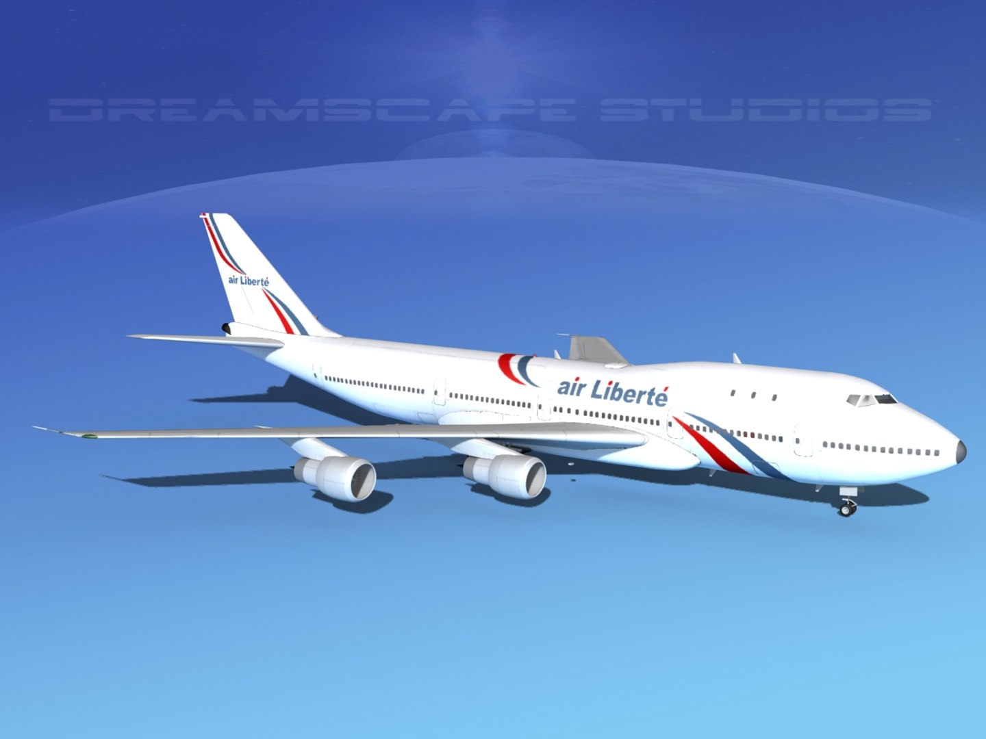 747-100 boeing 747 3d model