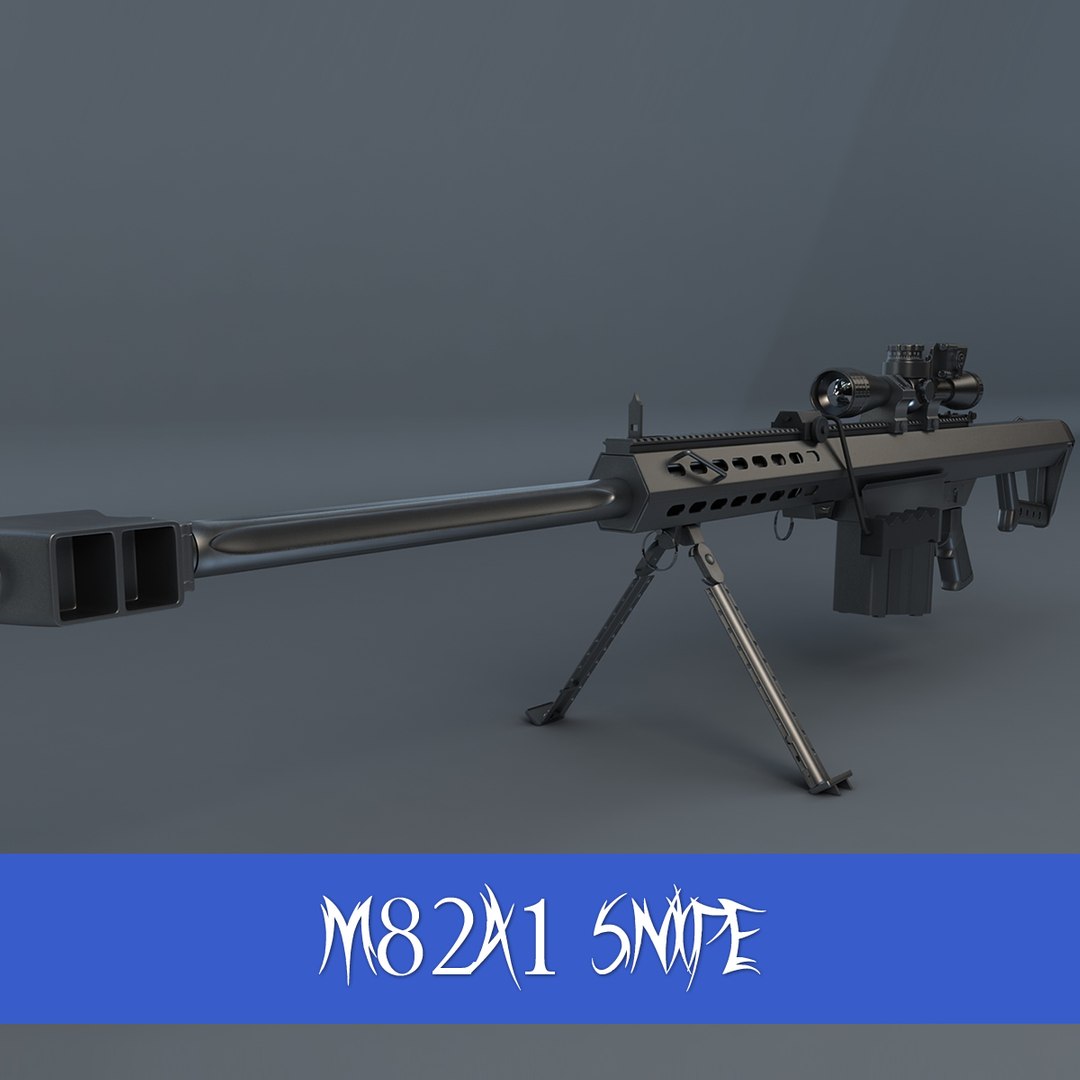 M82a1 Snipe Rifle 3d 3ds