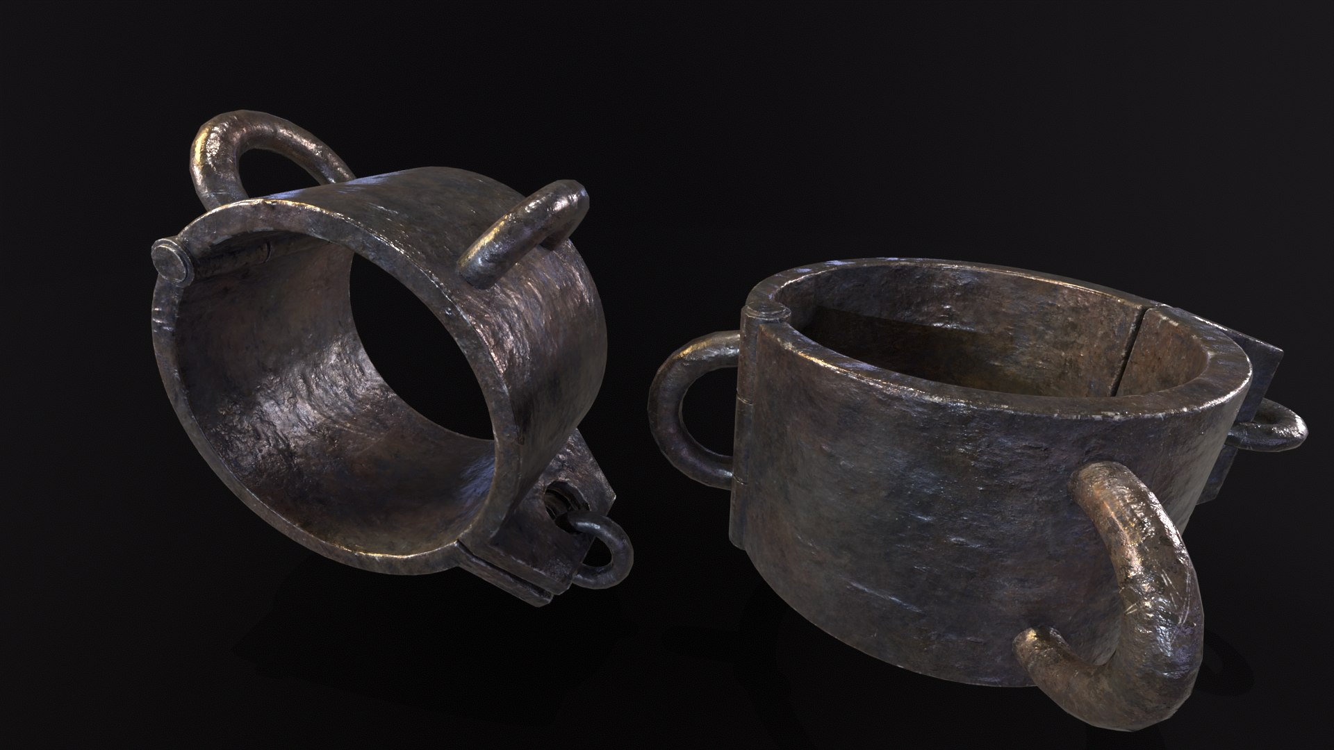 3D Medieval Cuffs model - TurboSquid 2174917