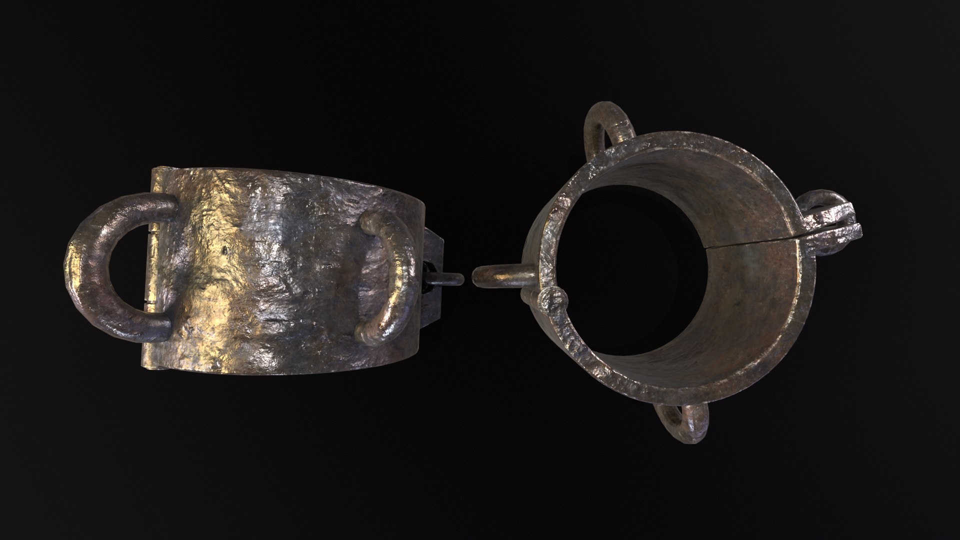 3D Medieval Cuffs model - TurboSquid 2174917