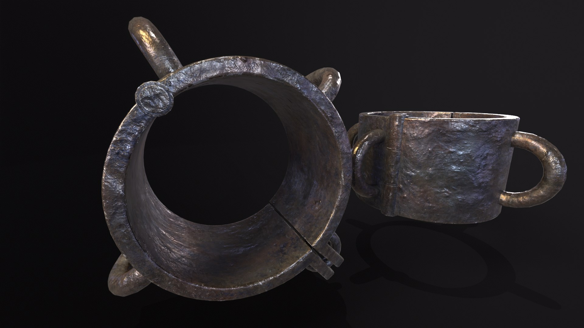 3D Medieval Cuffs model - TurboSquid 2174917