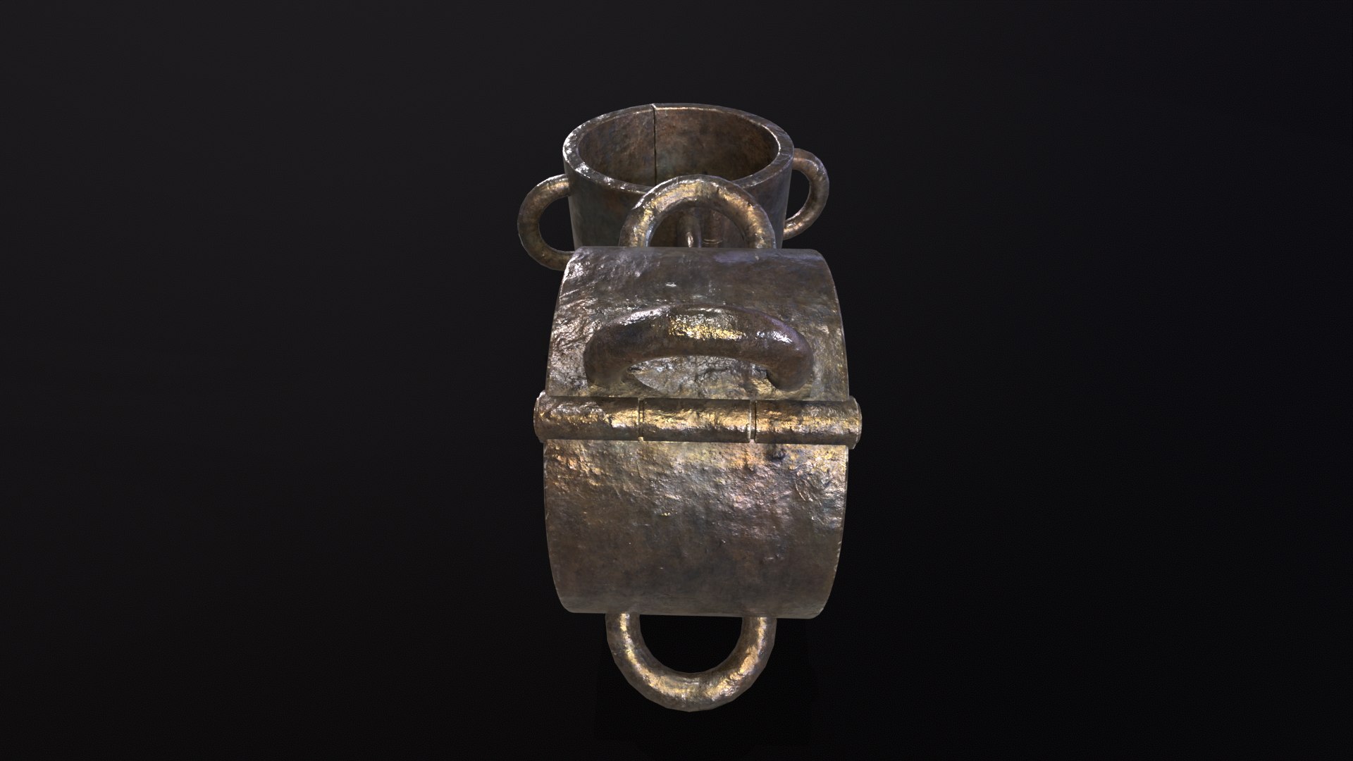 3D Medieval Cuffs model - TurboSquid 2174917